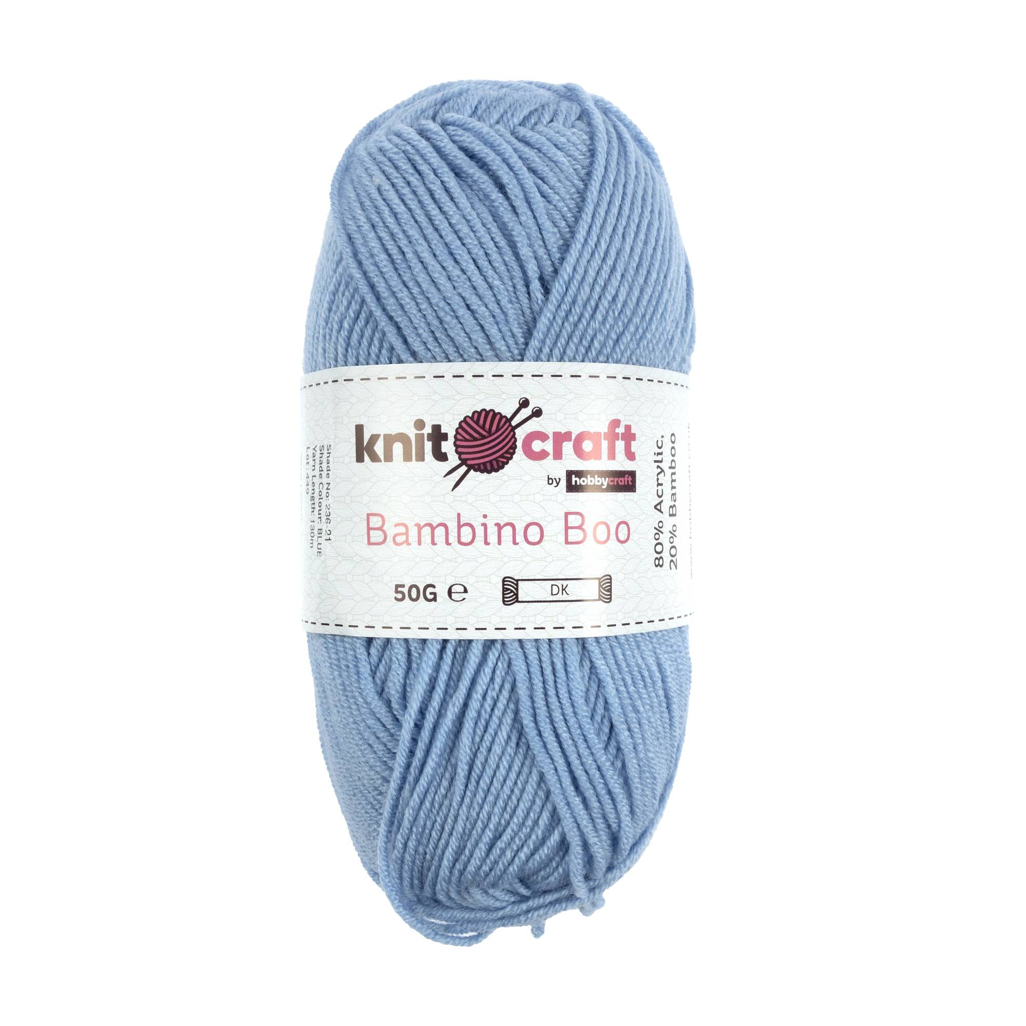 Knitcraft Blue Bambino Boo Yarn 50g | Hobbycraft