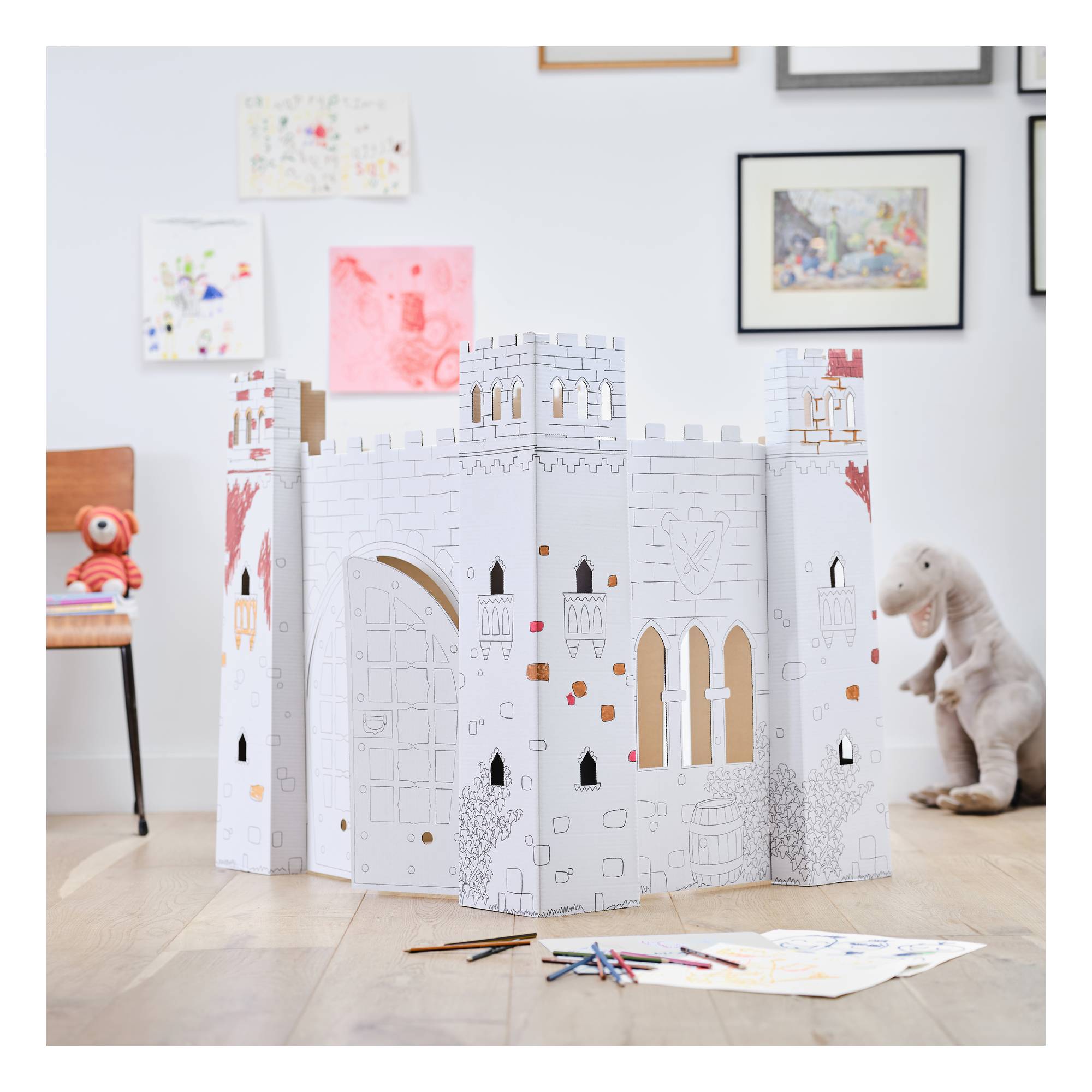 Colour-In Cardboard Magnificent Castle | Hobbycraft