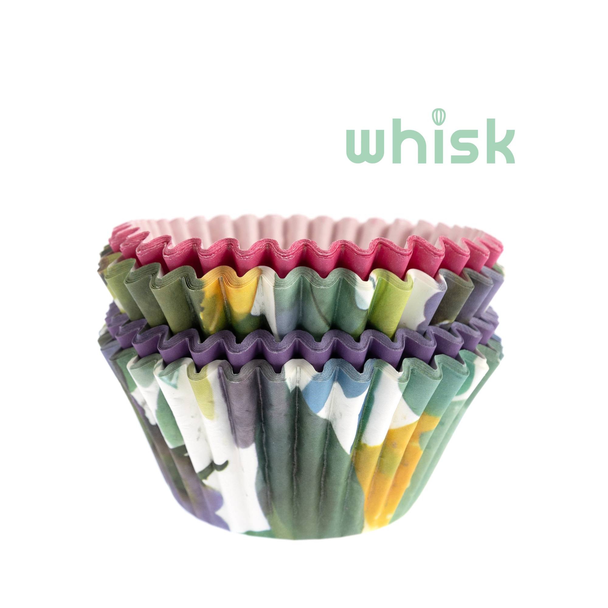 Whisk Watercolour Floral Mix Cupcake Cases 100 Pack | Hobbycraft