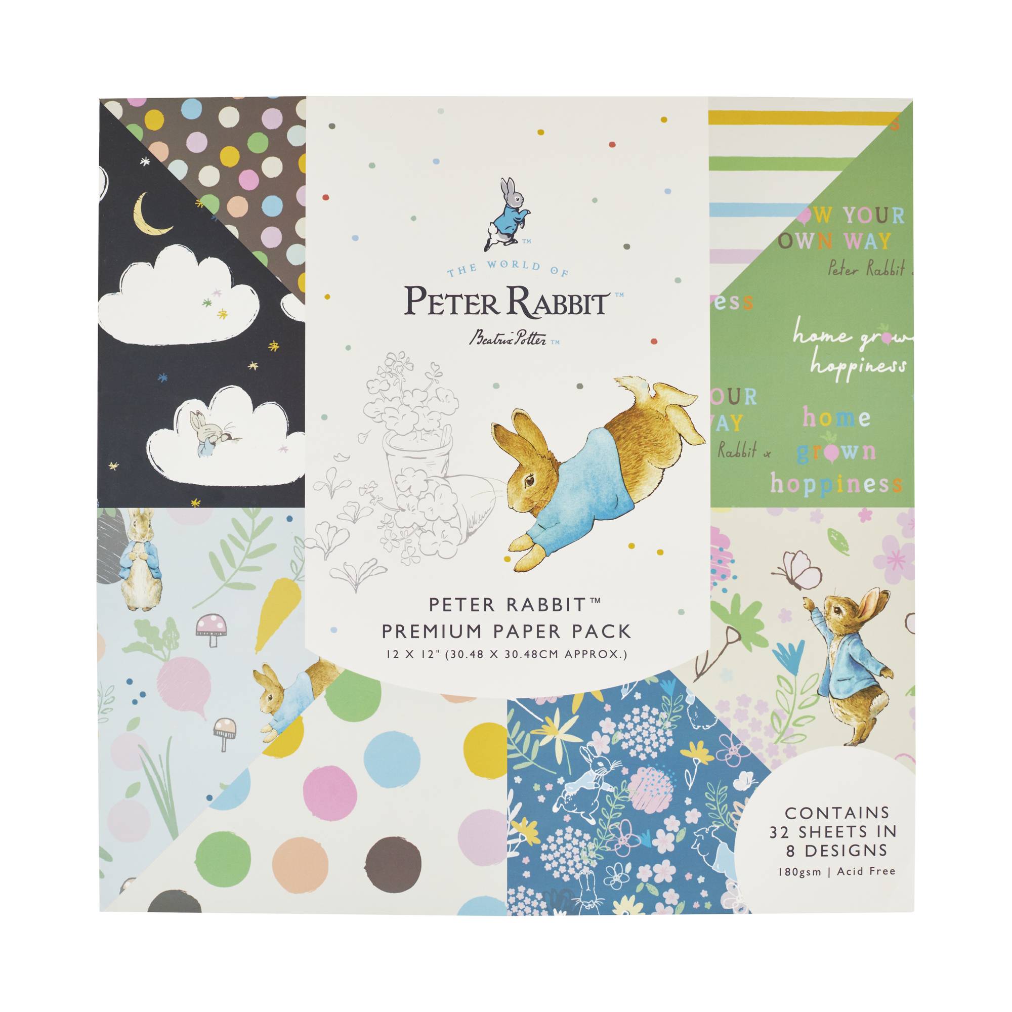 Peter Rabbit Paper Pad 12 x 12 Inches 32 Sheets | Hobbycraft