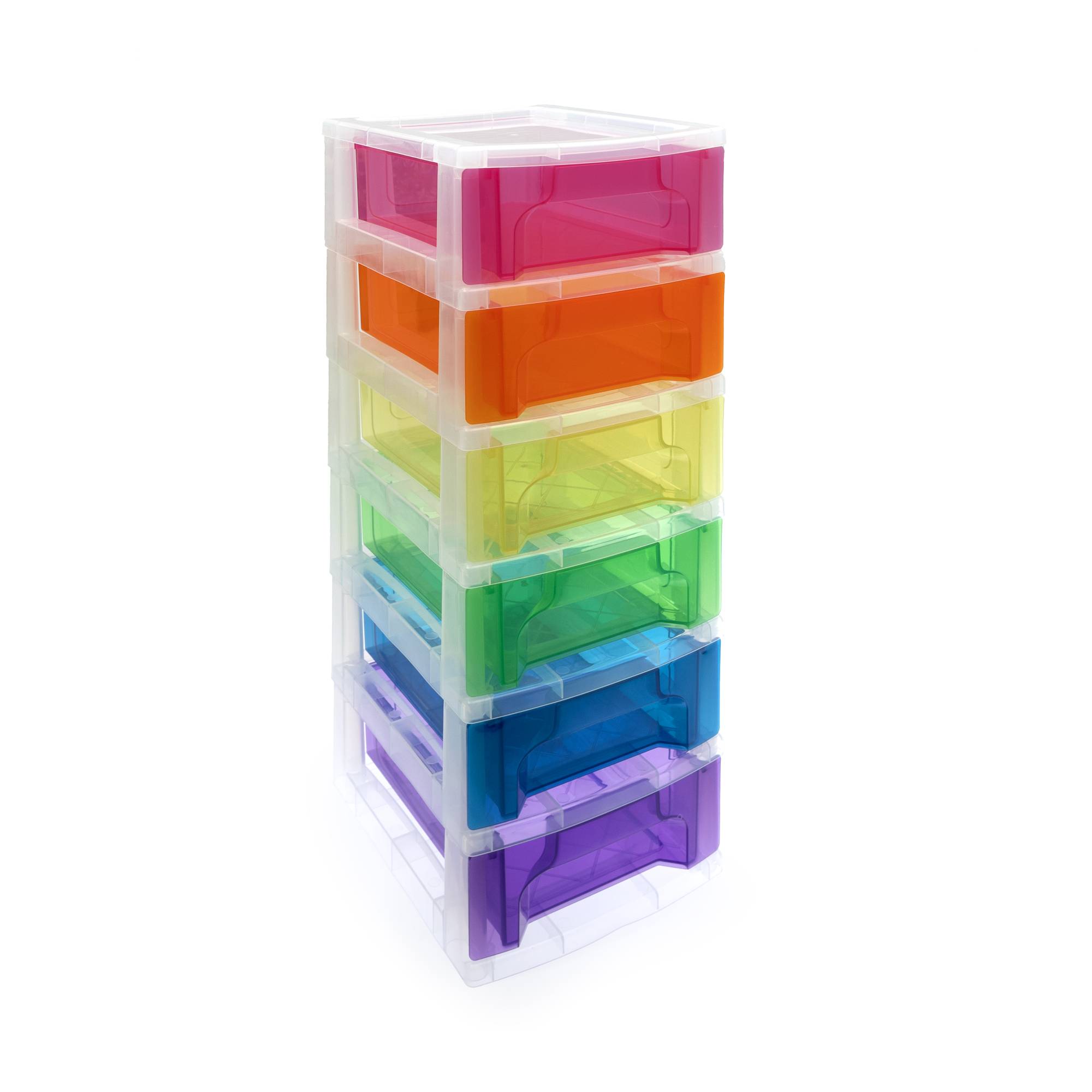 Rainbow Storage Tower 6 Drawers | Hobbycraft