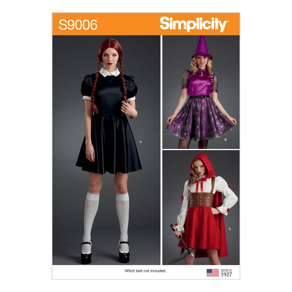 Simplicity Halloween Costume Sewing Pattern S9006 (14-22) | Hobbycraft