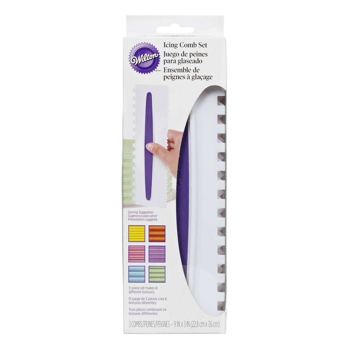 Wilton Icing Comb Set 3 Pieces | Hobbycraft