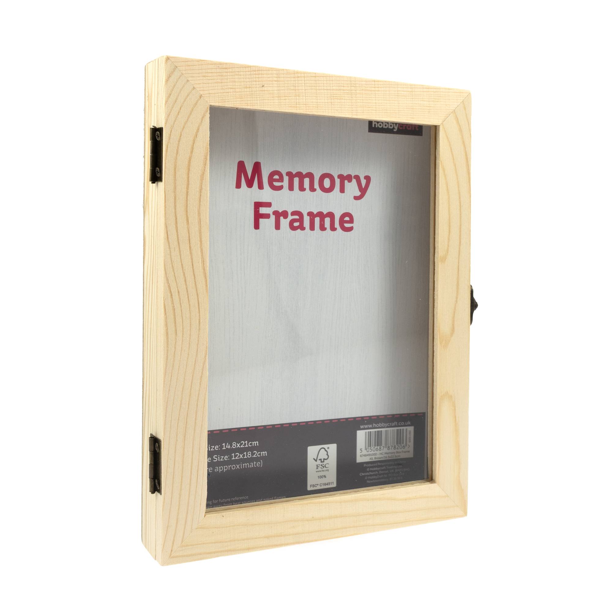 Wooden Memory Box Frame A5 | Hobbycraft