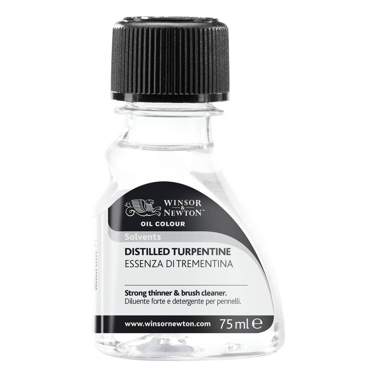Winsor & Newton Distilled Turpentine 75ml | Hobbycraft