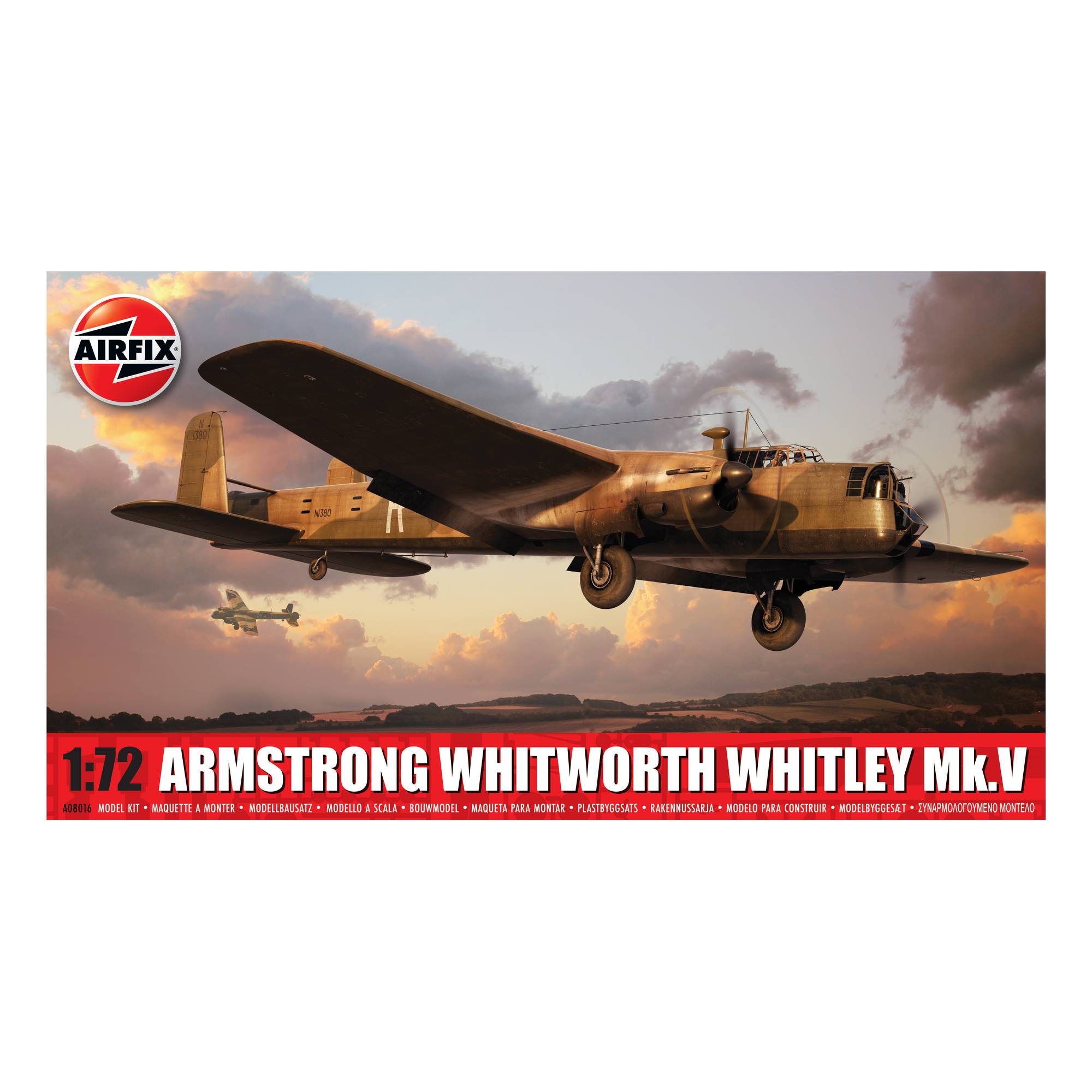 Airfix Armstrong Whitworth Whitley Mk.V Model Kit 1:72 | Hobbycraft