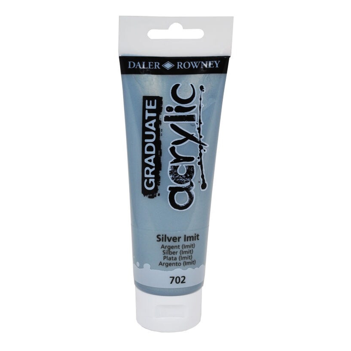 Daler-Rowney Graduate Silver Acrylic Paint 120ml | Hobbycraft