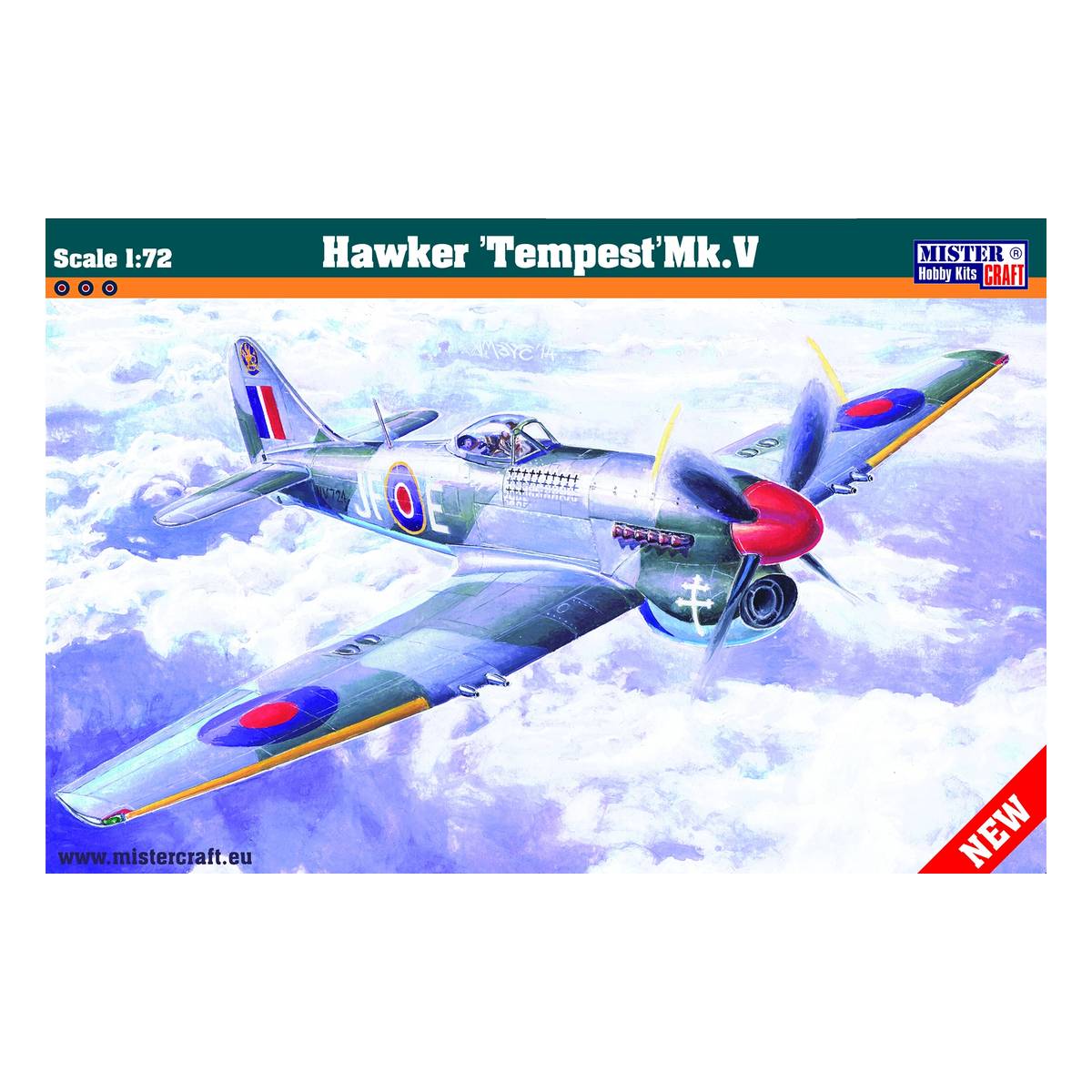 MisterCraft Hawker Tempest Mk.V Model Kit 1:72 | Hobbycraft