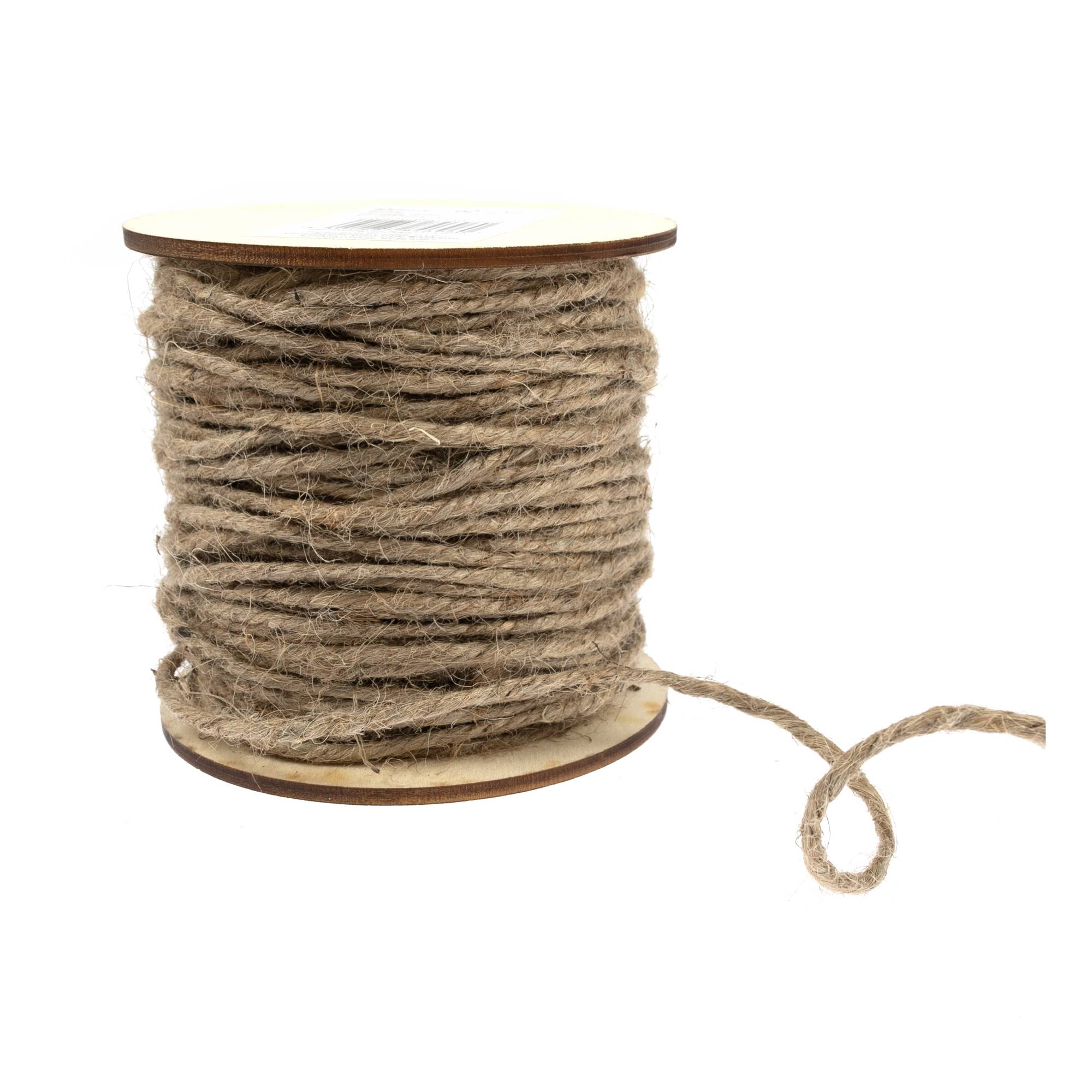 Natural Rope on Spool 38m | Hobbycraft