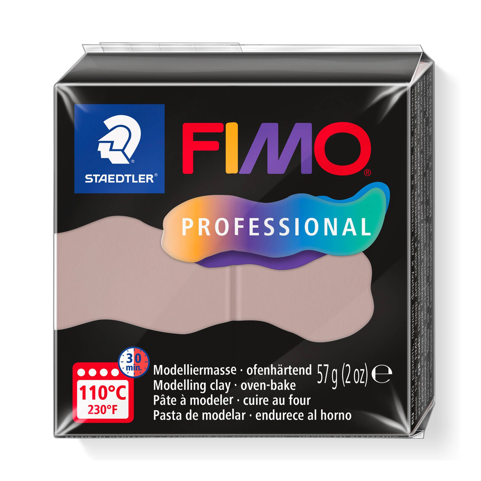 Fimo Professional Taupe Modelling Clay 57g | Hobbycraft