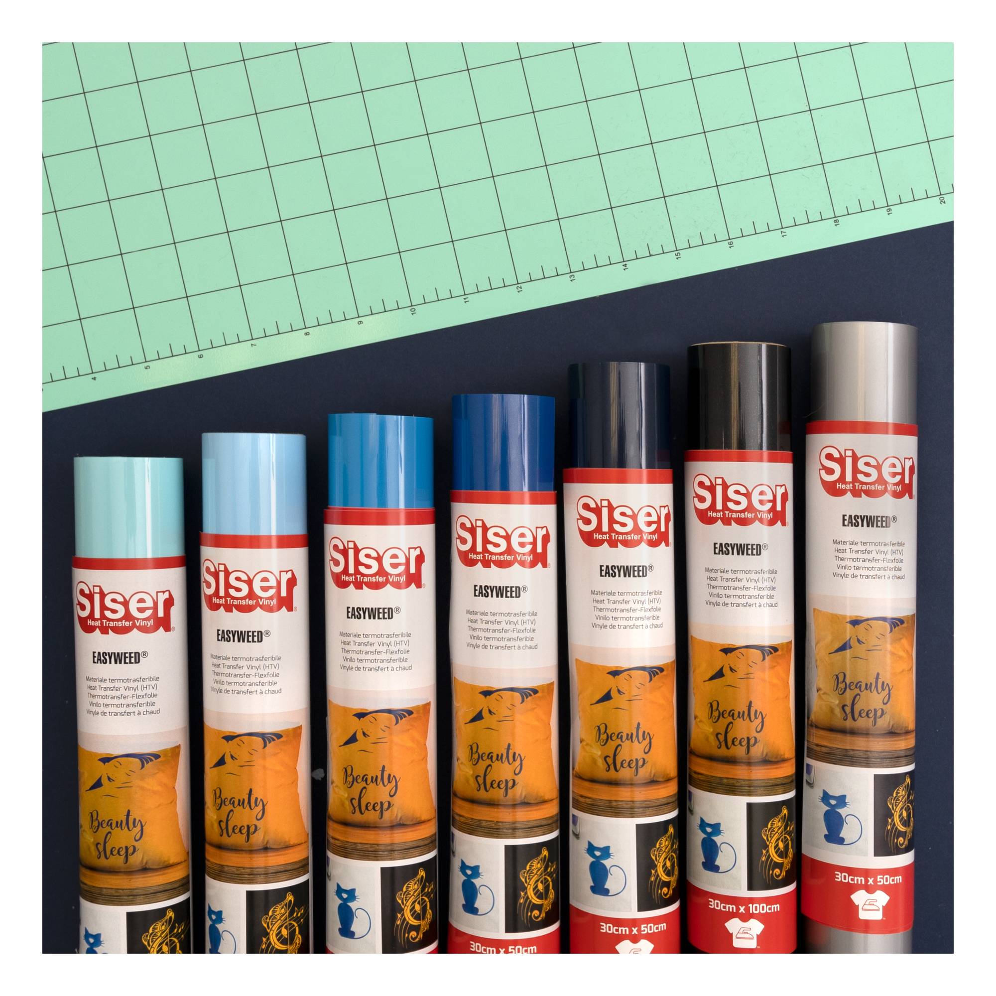 Siser Black Easyweed Heat Transfer Vinyl 30cm x 100cm | Hobbycraft