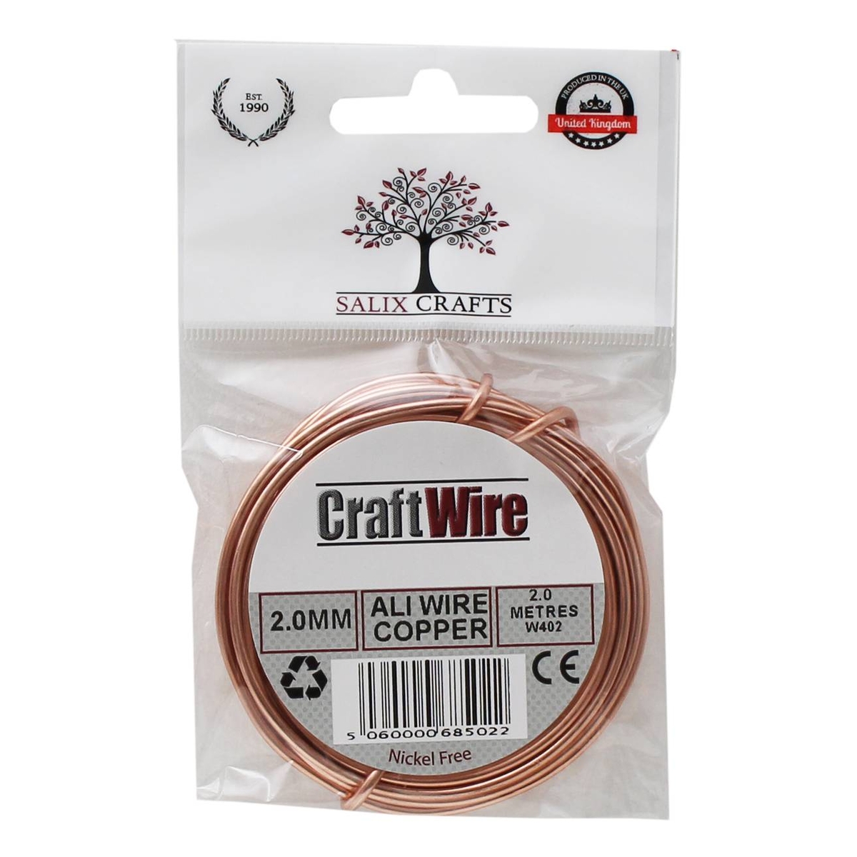 Copper Aluminium Wire 2mm x 2m | Hobbycraft