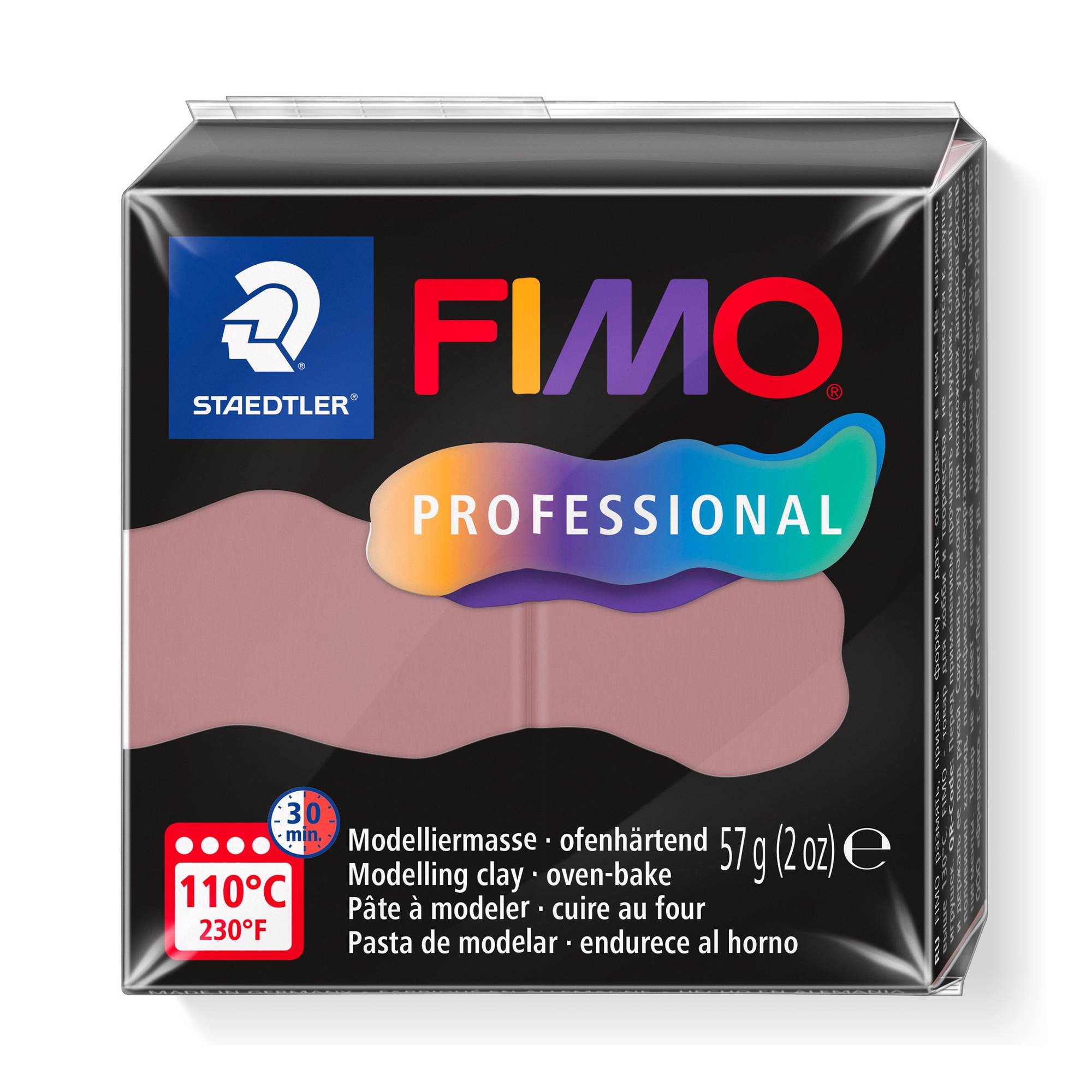 Fimo Professional Dusty Pink Modelling Clay 57g | Hobbycraft