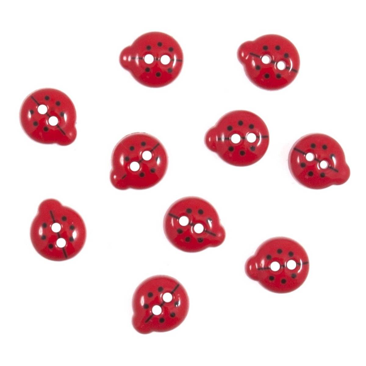 Trimits Mini Ladybird Craft Buttons 10 Pieces | Hobbycraft