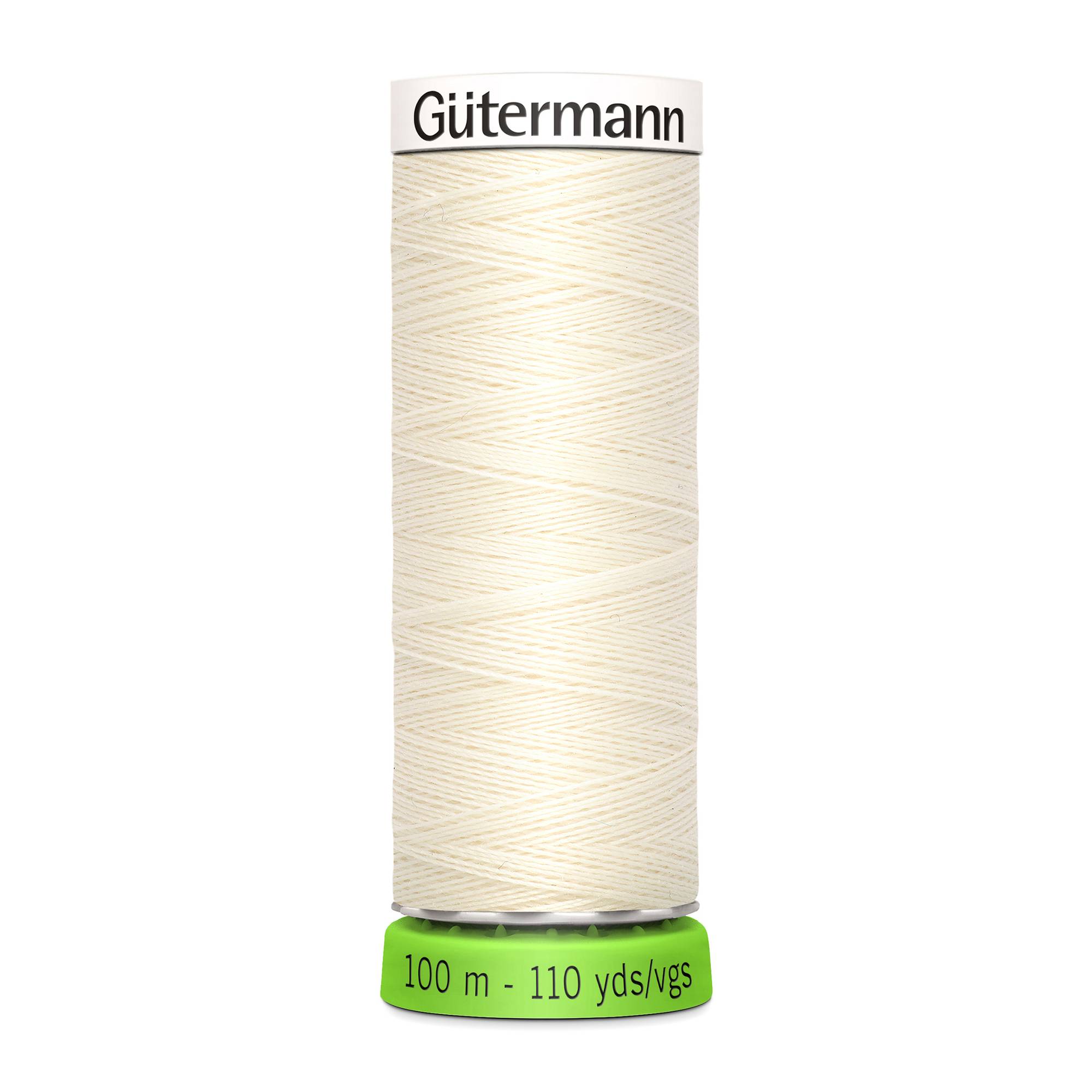 Gutermann Cream Sew All Recycled rPET Thread 100m (1) | Hobbycraft