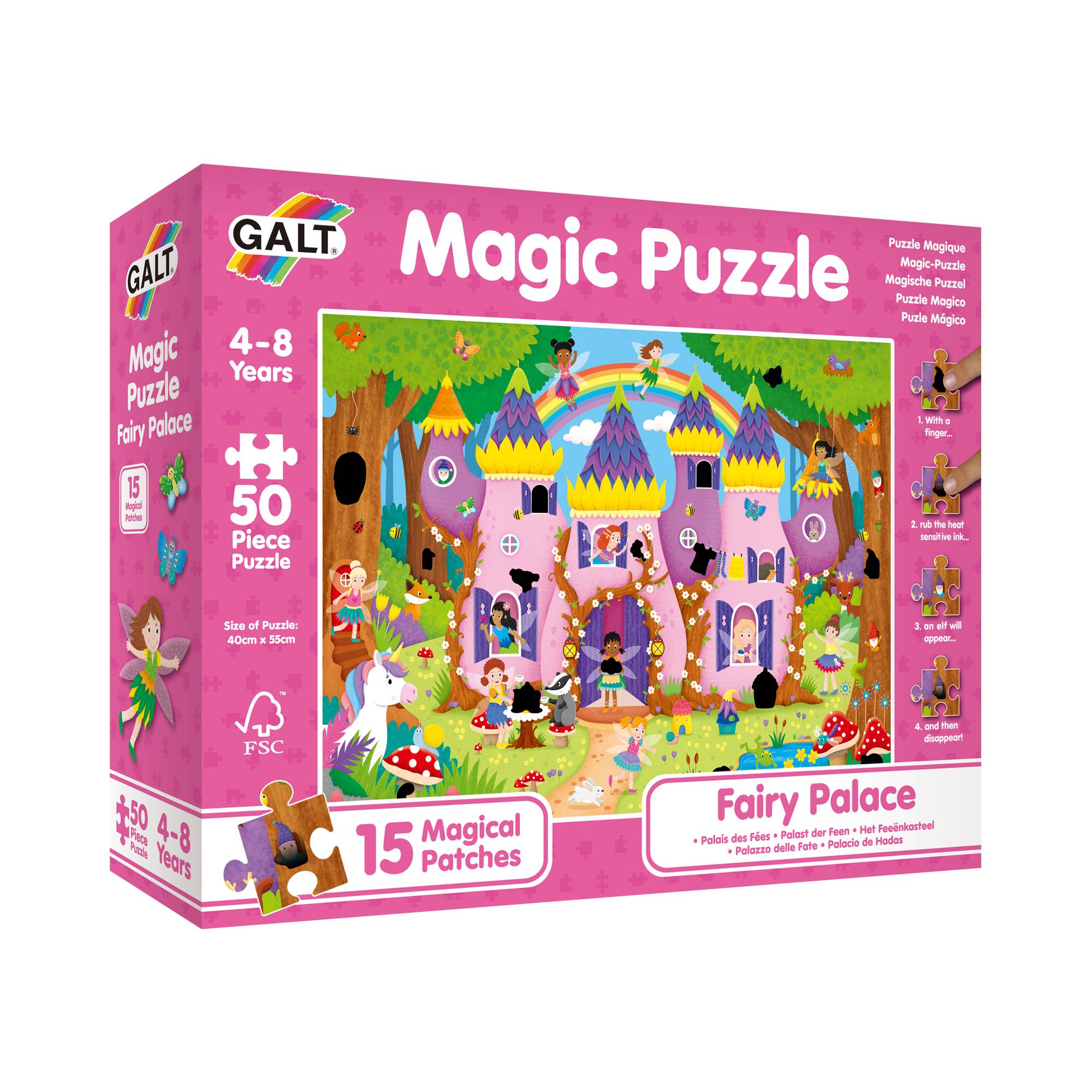 Galt Fairy Palace Magic Puzzle 50 Pieces | Hobbycraft