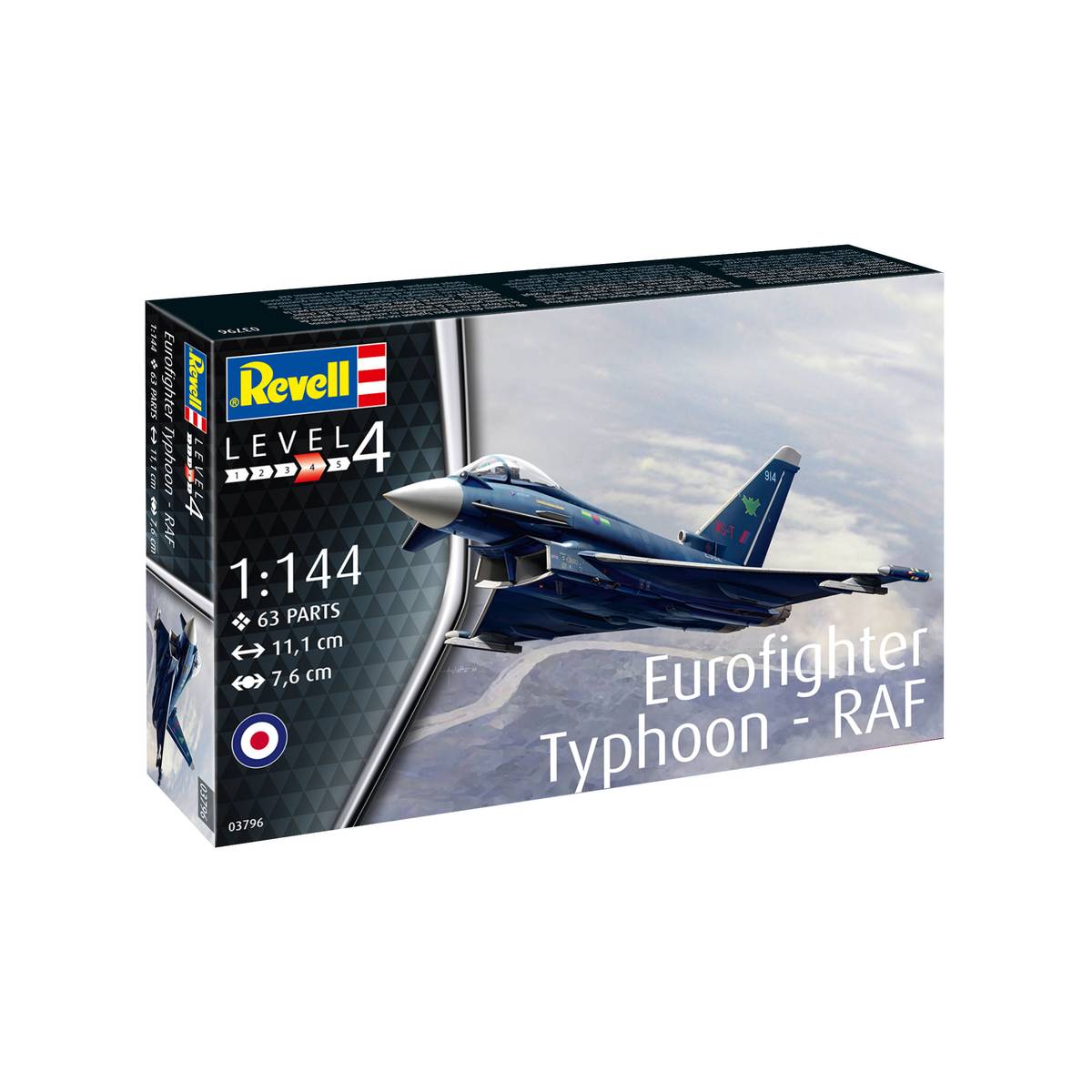 Revell Eurofighter Typhoon RAF Model Kit 1:144 | Hobbycraft