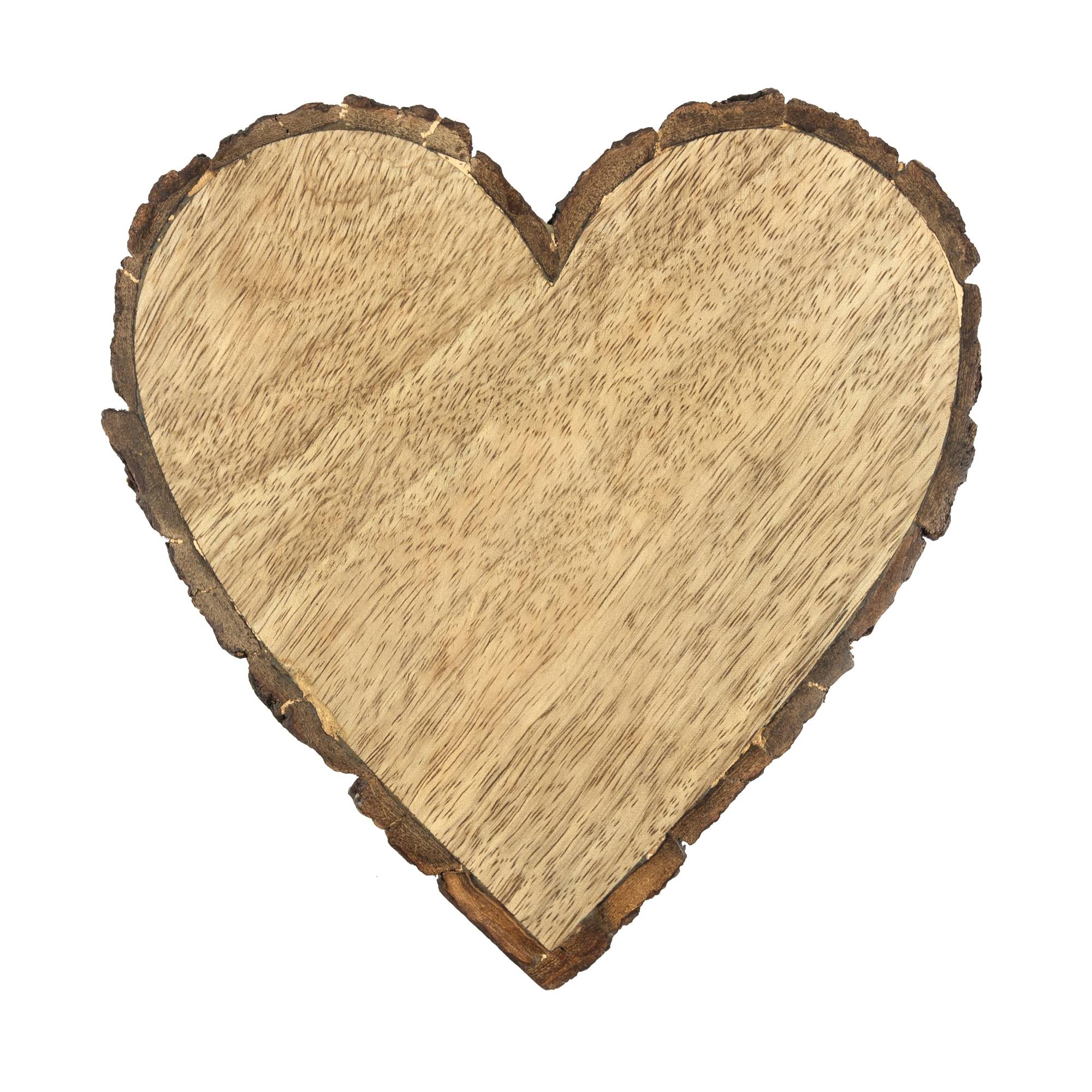 Wooden Heart Slice 20cm | Hobbycraft