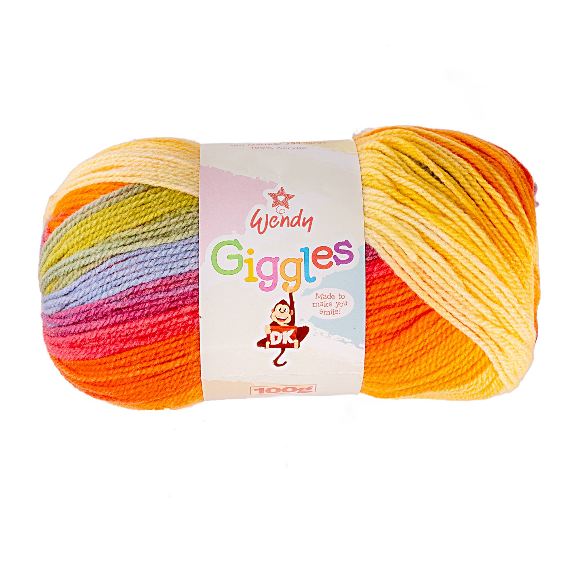 Wendy Fruit Salad Giggles DK Yarn 100g | Hobbycraft
