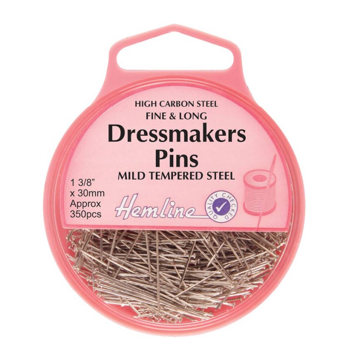Hemline Dressmakers Pins 30mm 350 Pack | Hobbycraft