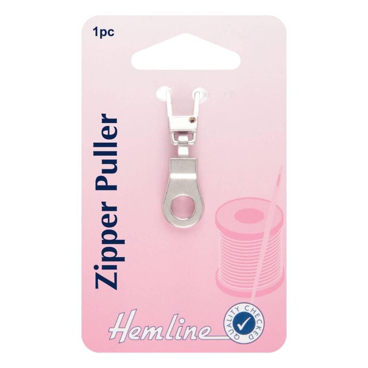 Hemline Zipper Puller Ring Silver | Hobbycraft