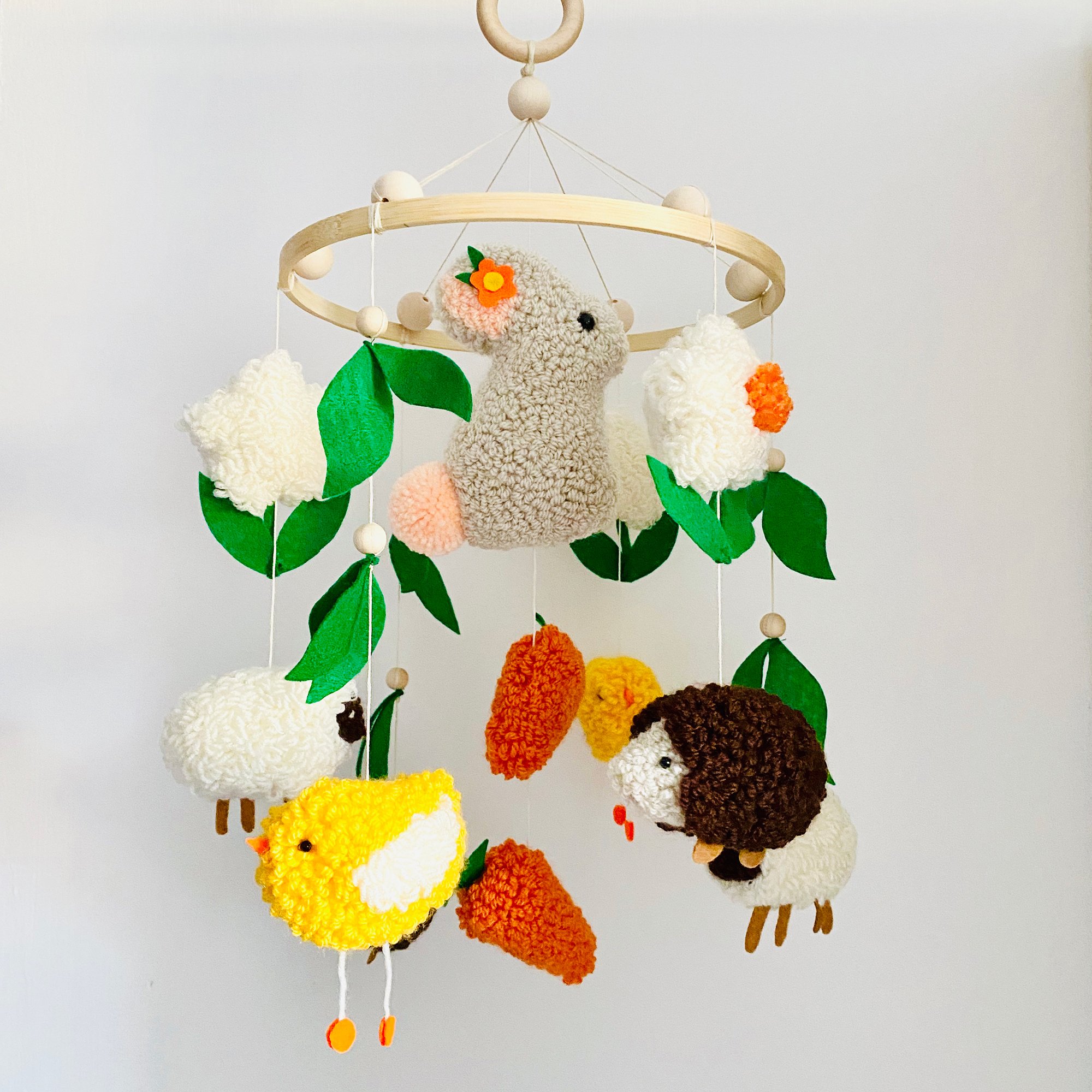 How to Make a Spring Punch Needle Children's Mobile | Hobbycraft