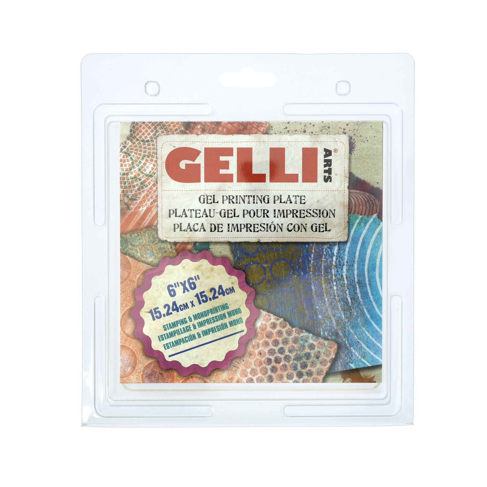 Gelli Arts Gel Printing Plate 6 x 6 Inches | Hobbycraft