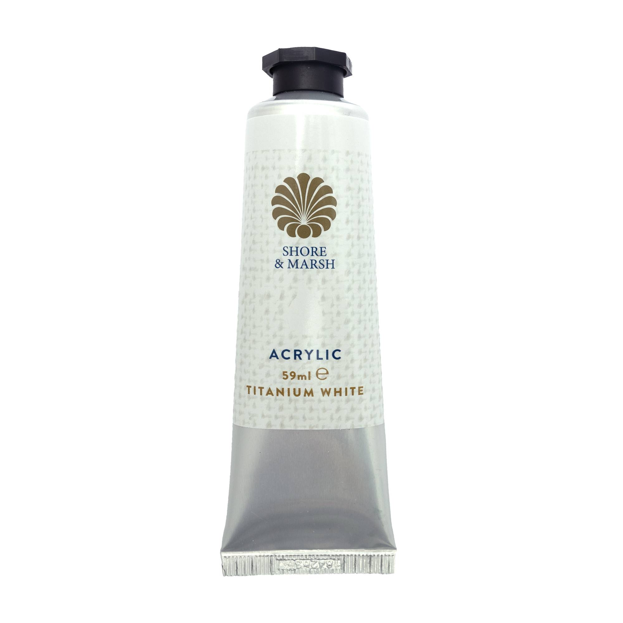 Shore & Marsh Titanium White Acrylic Paint 59ml | Hobbycraft