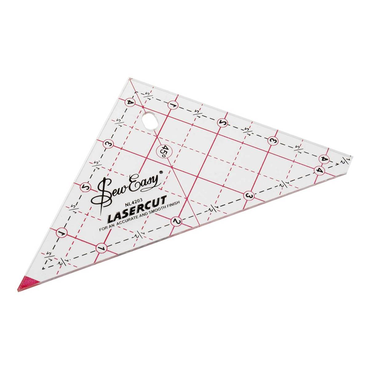 Sew Easy Patchwork Triangle Template 4.5 Inches | Hobbycraft