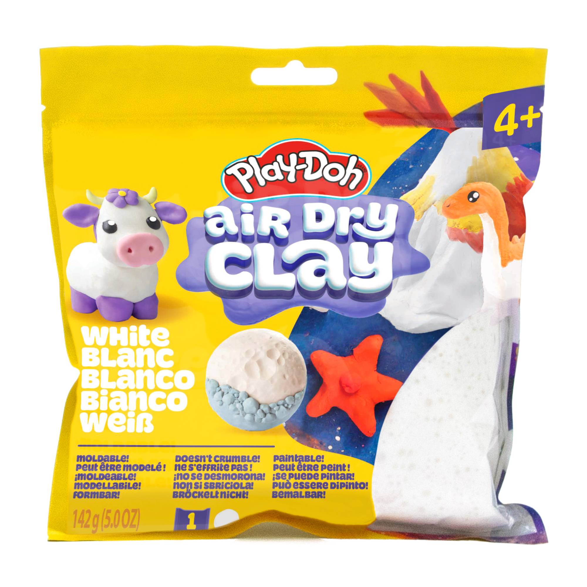 Play-Doh White Air Dry Clay 142g | Hobbycraft