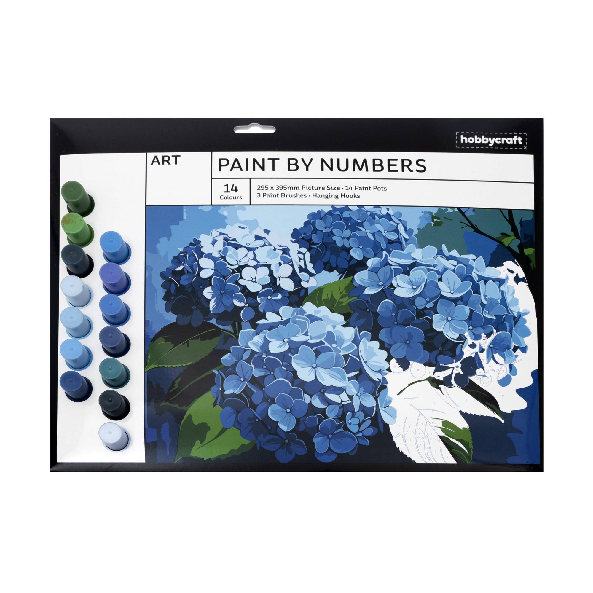 Hydrangeas Paint by Numbers | Hobbycraft