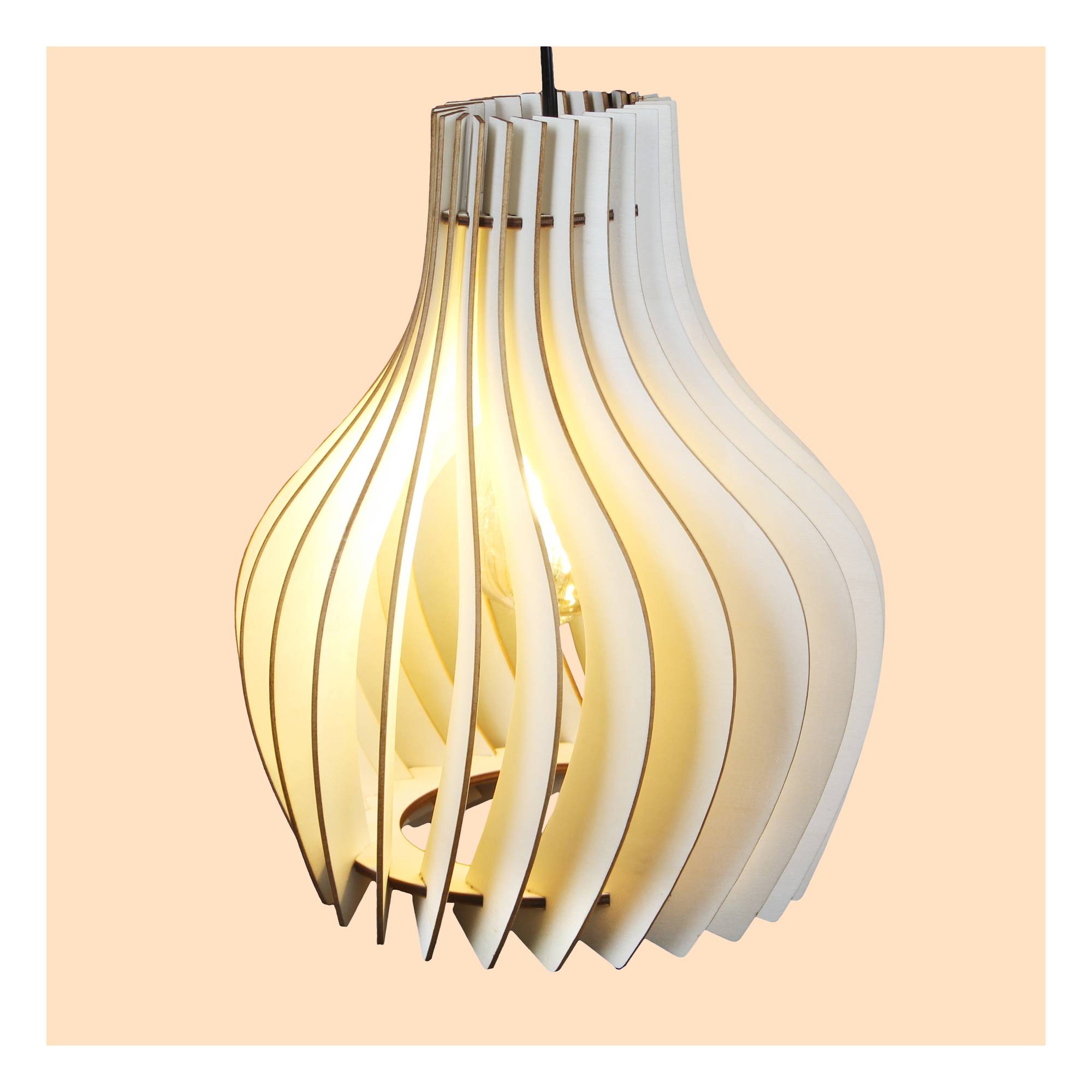 Linear Wooden Lampshade Kit | Hobbycraft