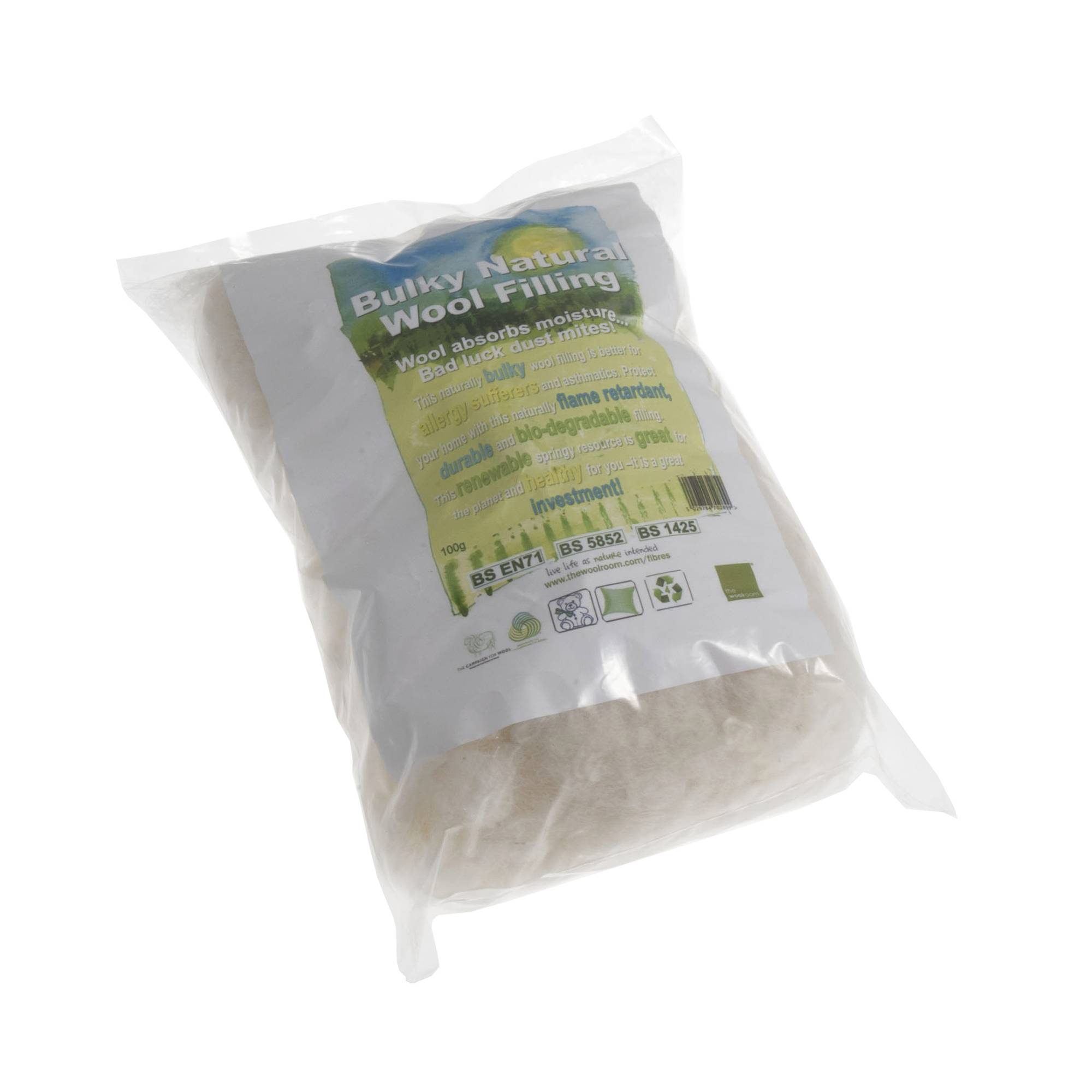 Natural Wool Toy Filling 100g | Hobbycraft
