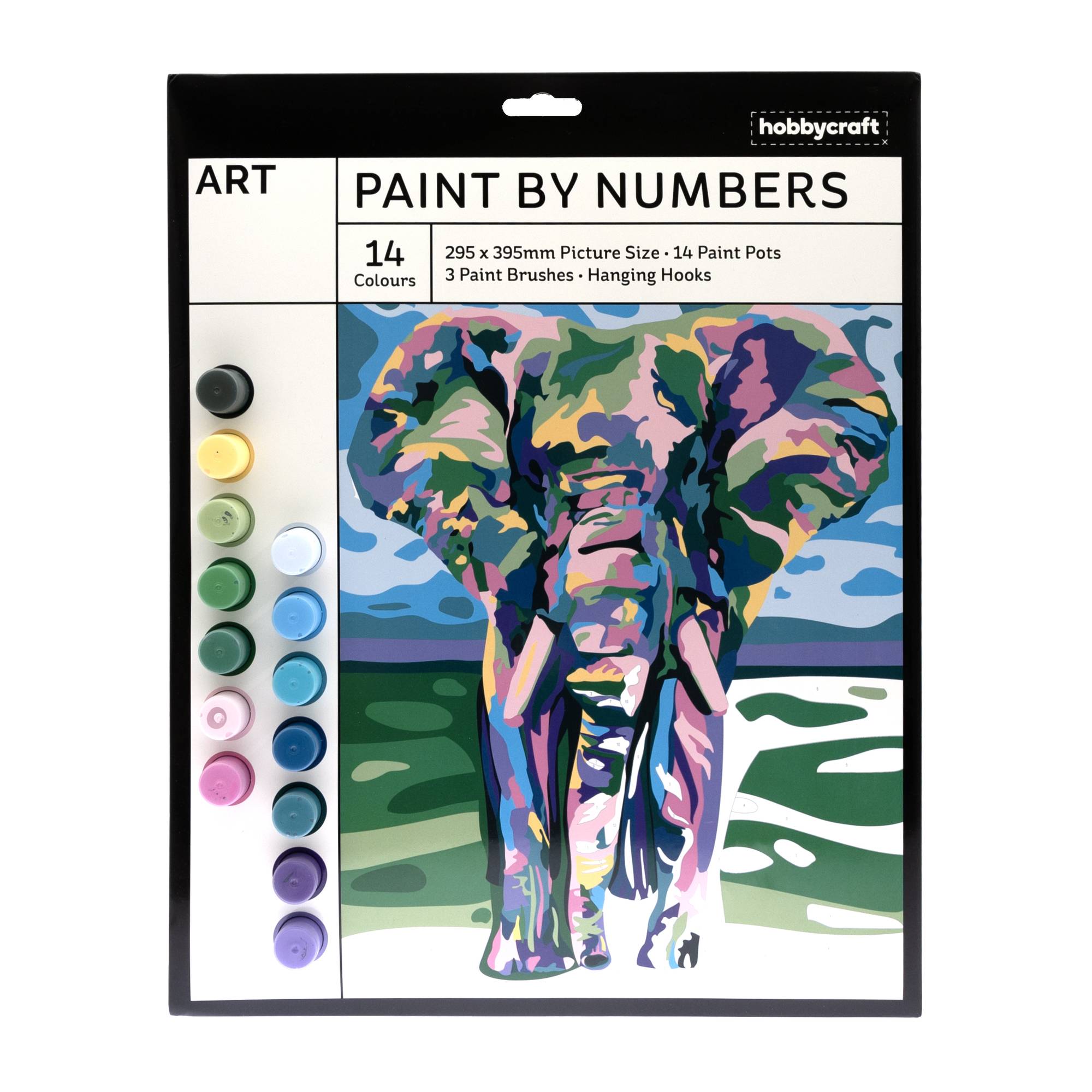 Elephant Paint by Numbers | Hobbycraft
