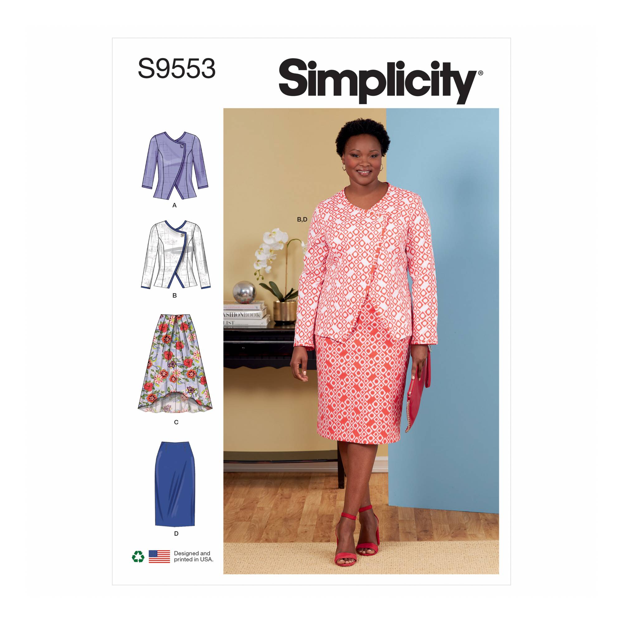 Simplicity Jacket and Skirts Sewing Pattern S9553 (18-24) | Hobbycraft