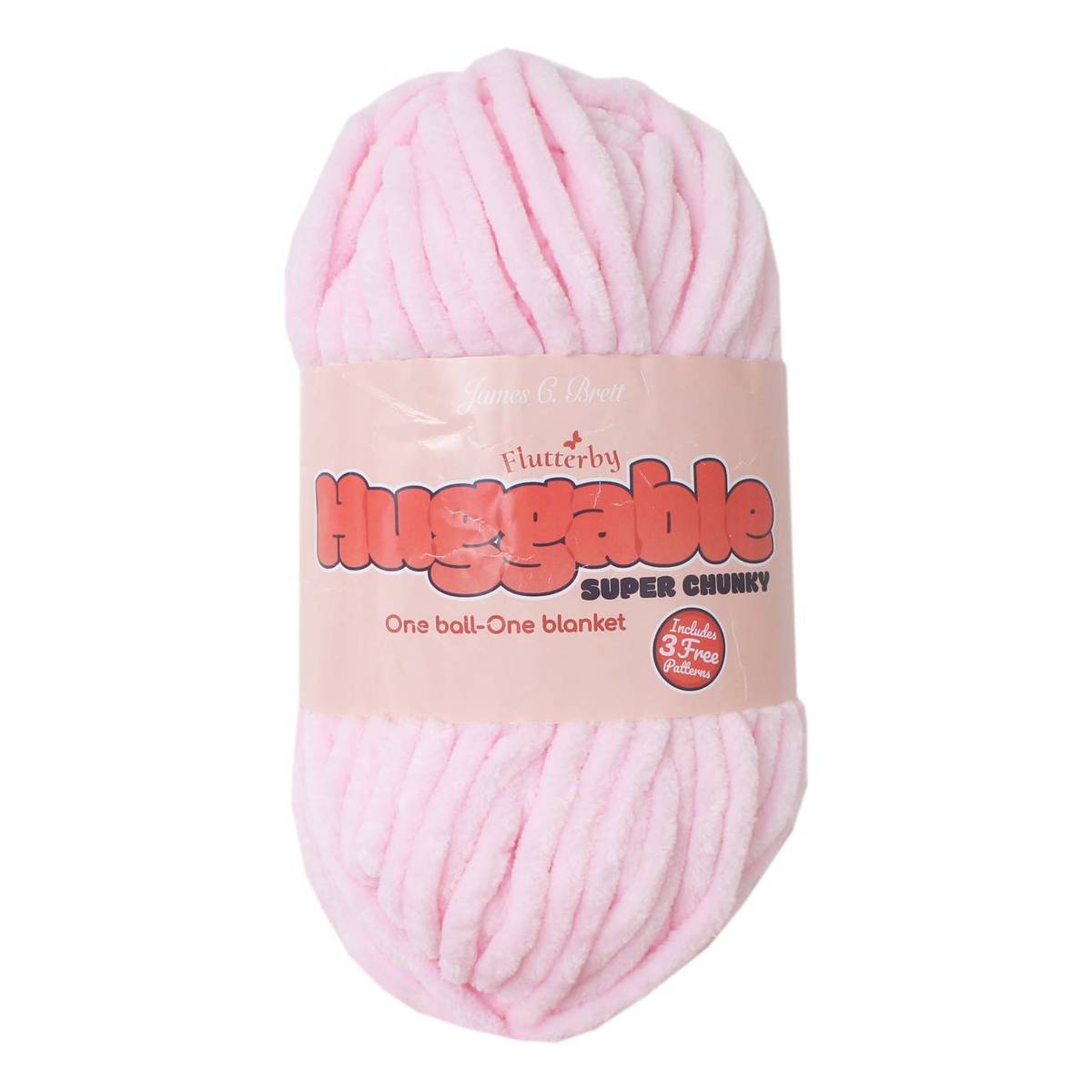 James C Brett Pink Flutterby Huggable Yarn 250g | Hobbycraft