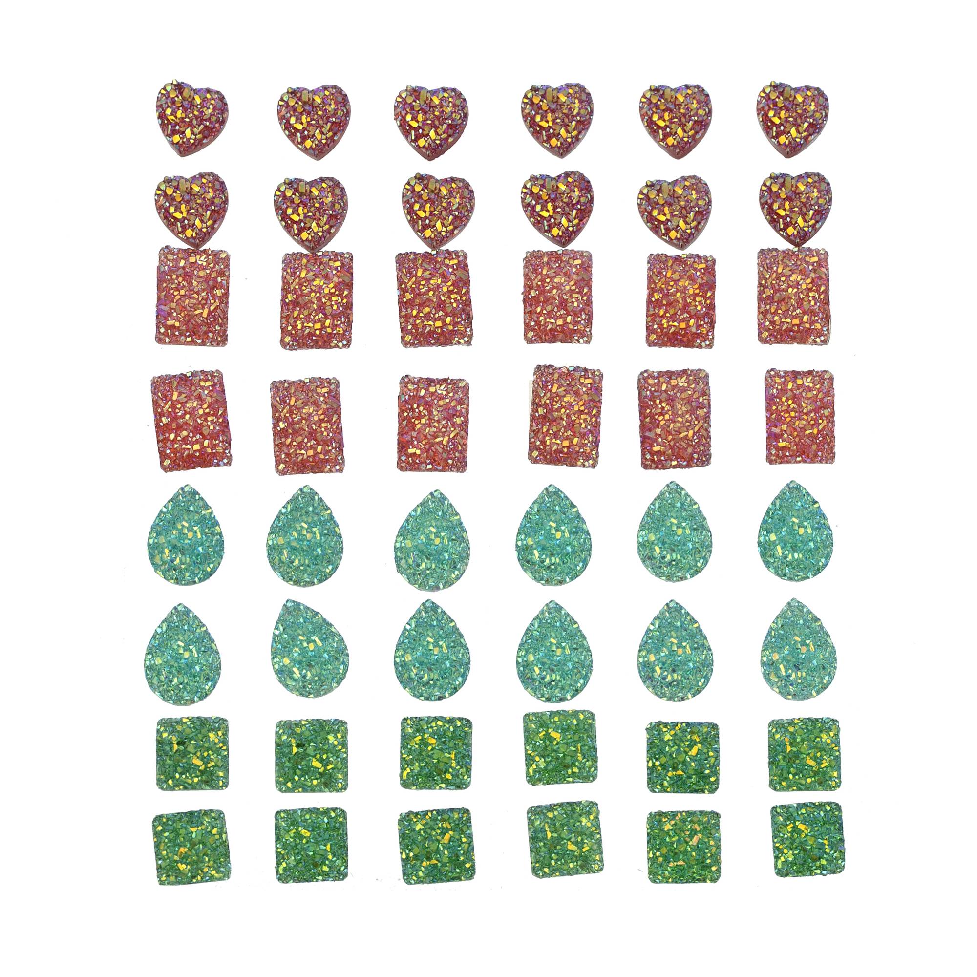 Multicolour Rhinestone Gems 48 Pack | Hobbycraft