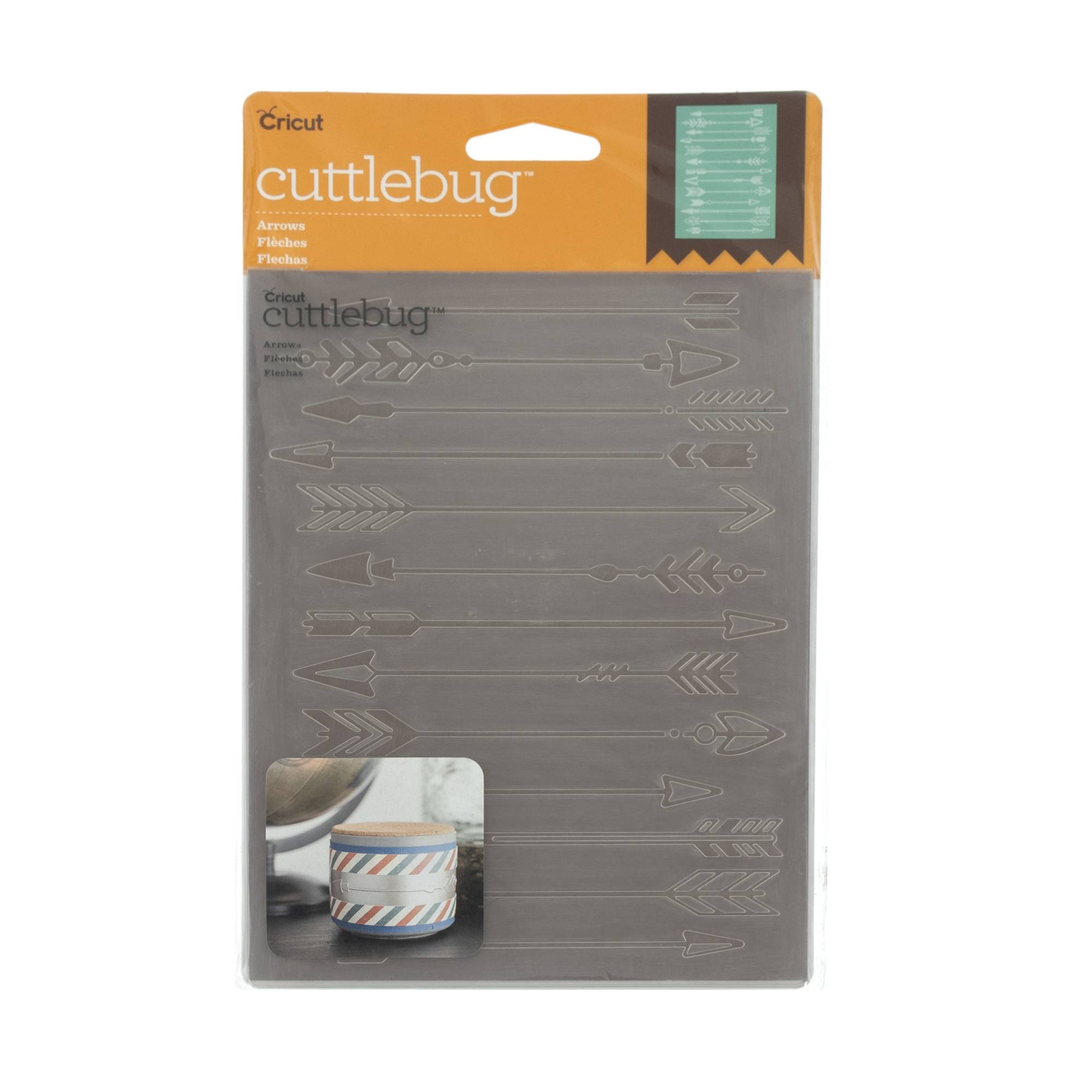 Cricut Cuttlebug Arrows Embossing Folder 5 x 7 Inches | Hobbycraft