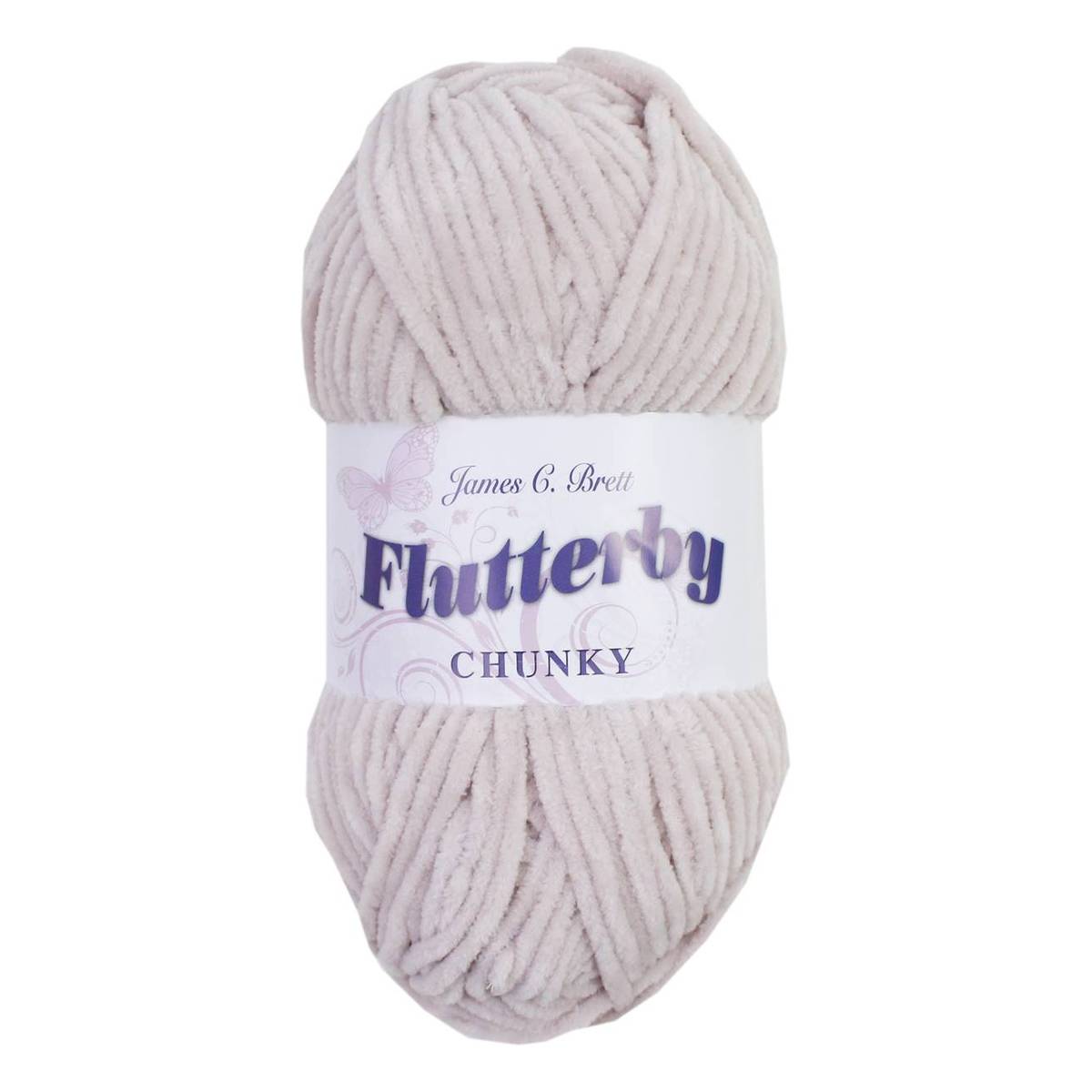 James C Brett Oatmeal Flutterby Chunky Yarn 100g | Hobbycraft