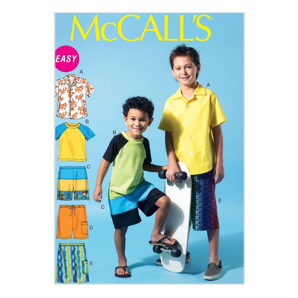 McCall’s Boys’ Separates Sewing Pattern M6548 (3-6) | Hobbycraft