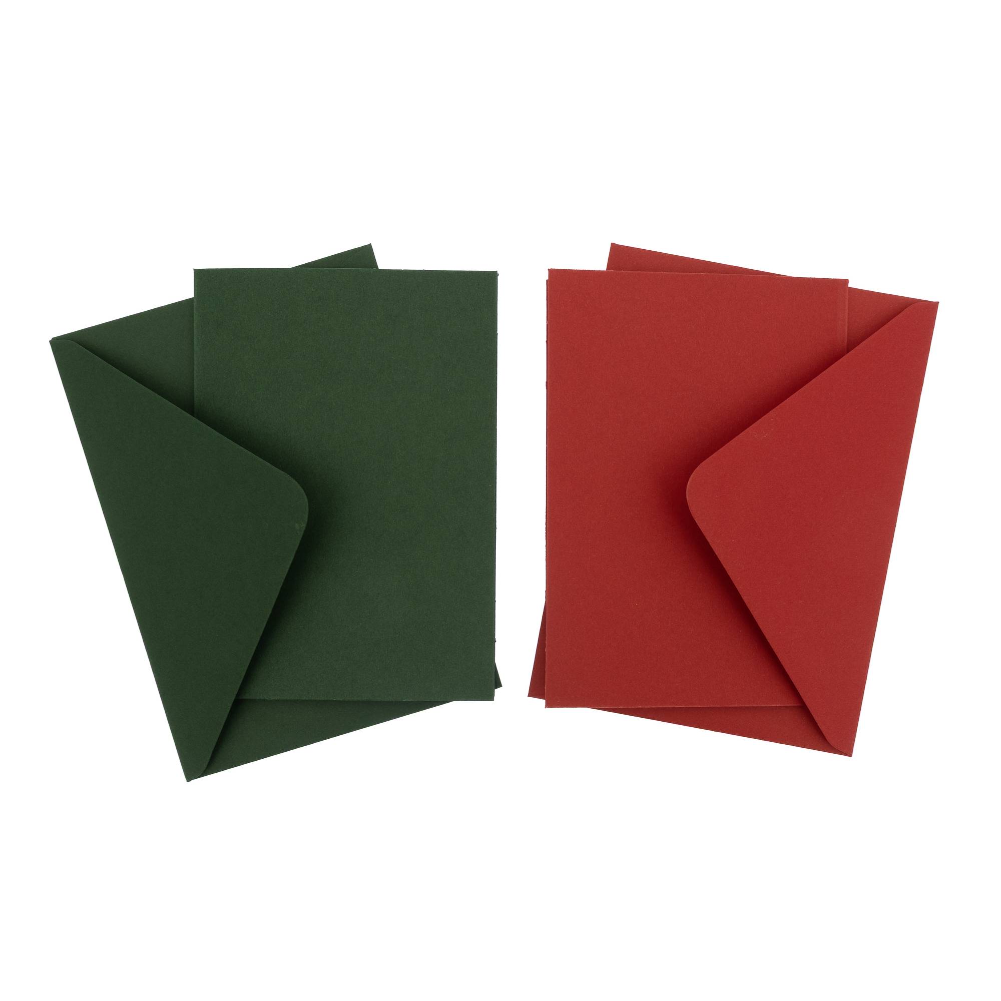 Red and Green Cards A6 50 Pack | Hobbycraft