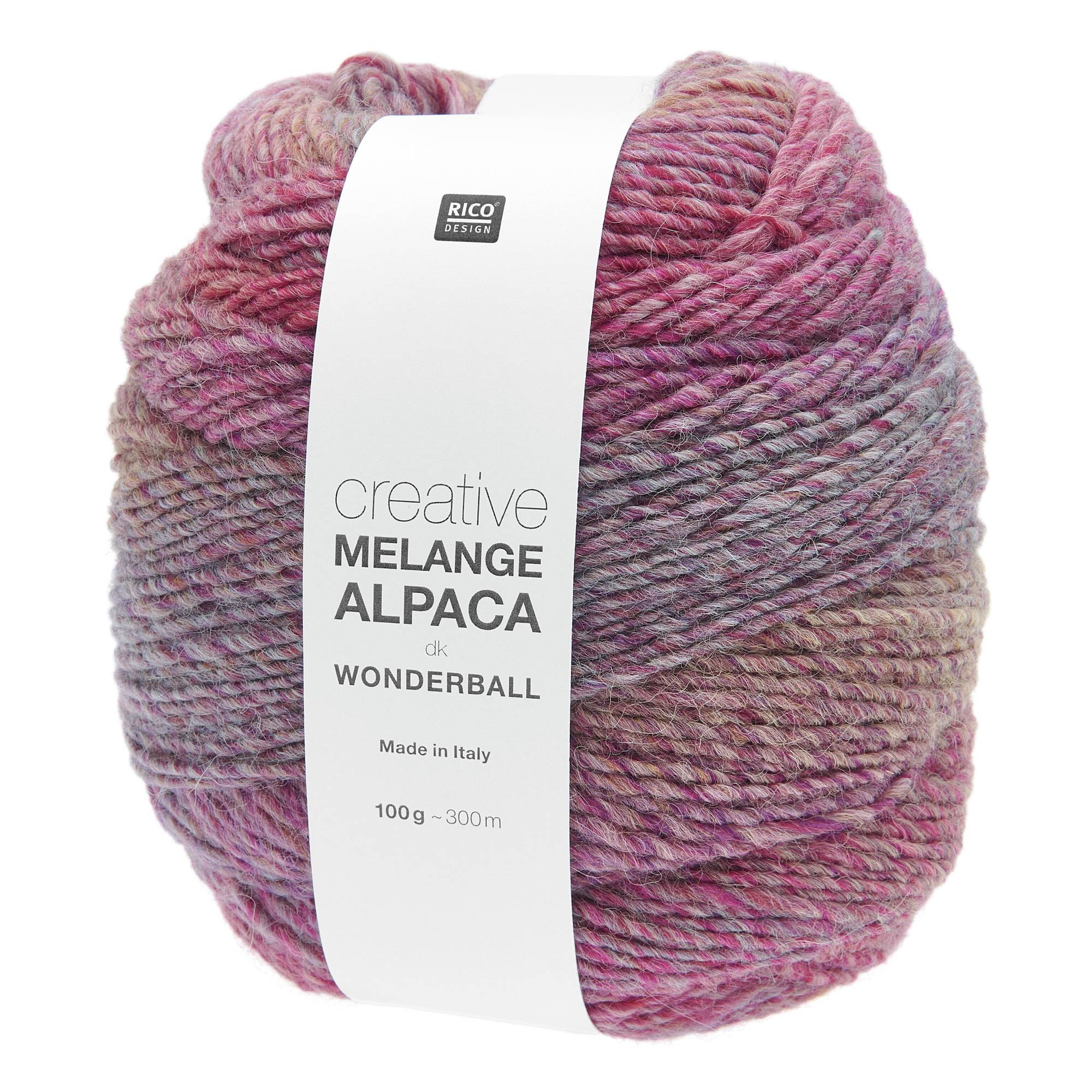Rico Creative Berries Melange Alpaca Wonderball DK 100g | Hobbycraft