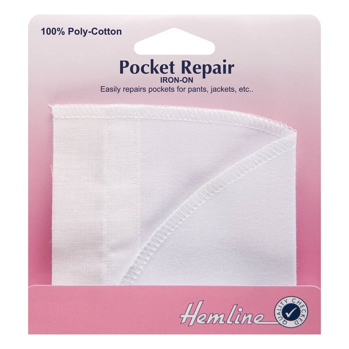 Hemline Iron-On Trouser Pocket Repair | Hobbycraft