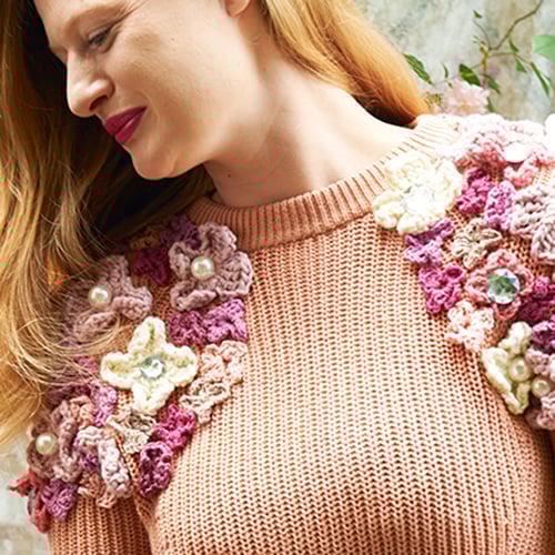 How to Crochet a Hydrangea Bloom Sweater | Hobbycraft