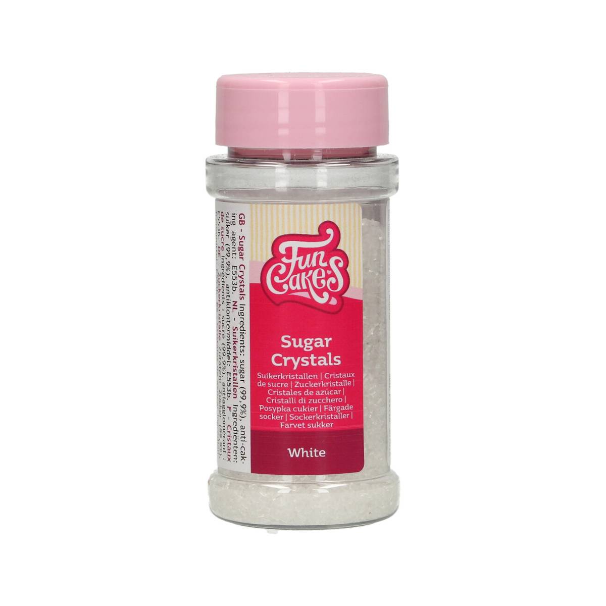 FunCakes White Sugar Crystals 80g | Hobbycraft