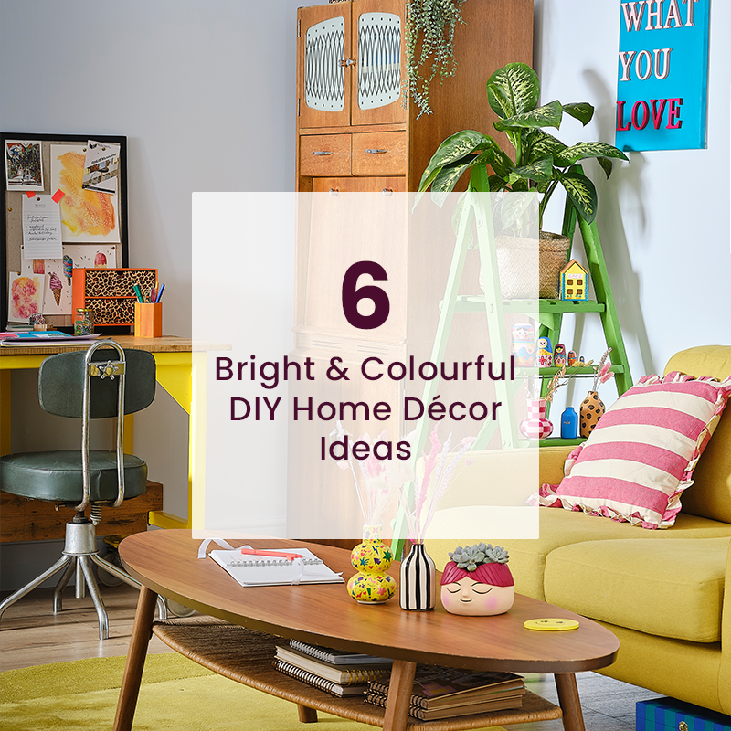 6 Bright & Colourful DIY Home Décor Ideas | Hobbycraft