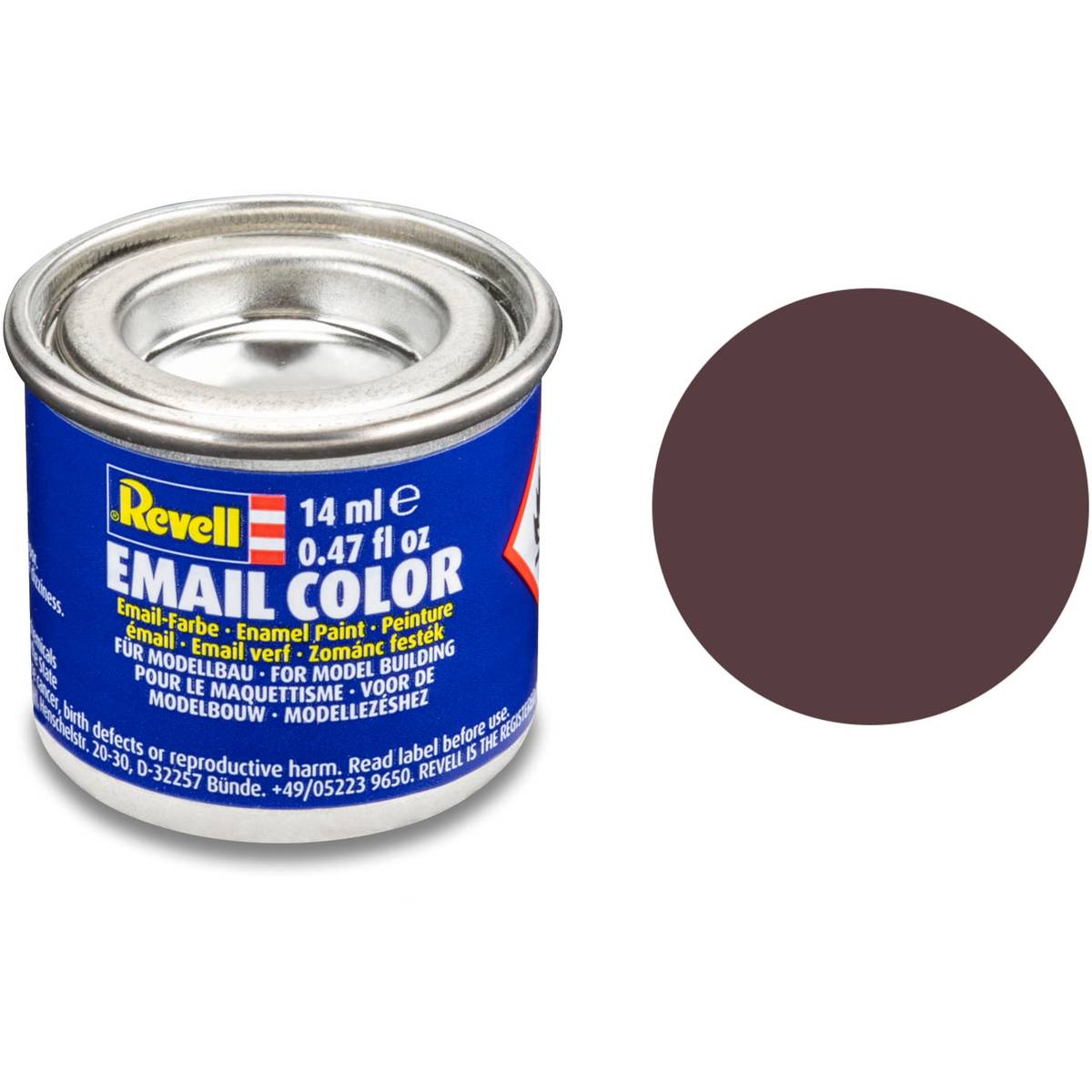 Revell Leather Brown Matte Enamel Paint 14ml (84) | Hobbycraft