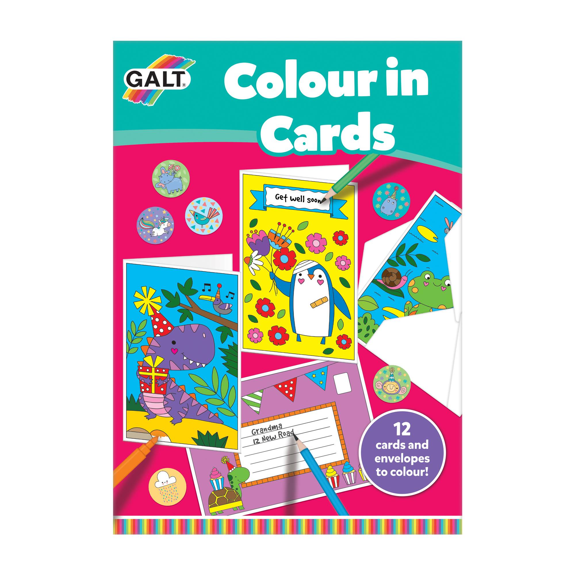 Galt Colour in Cards 12 Pack | Hobbycraft