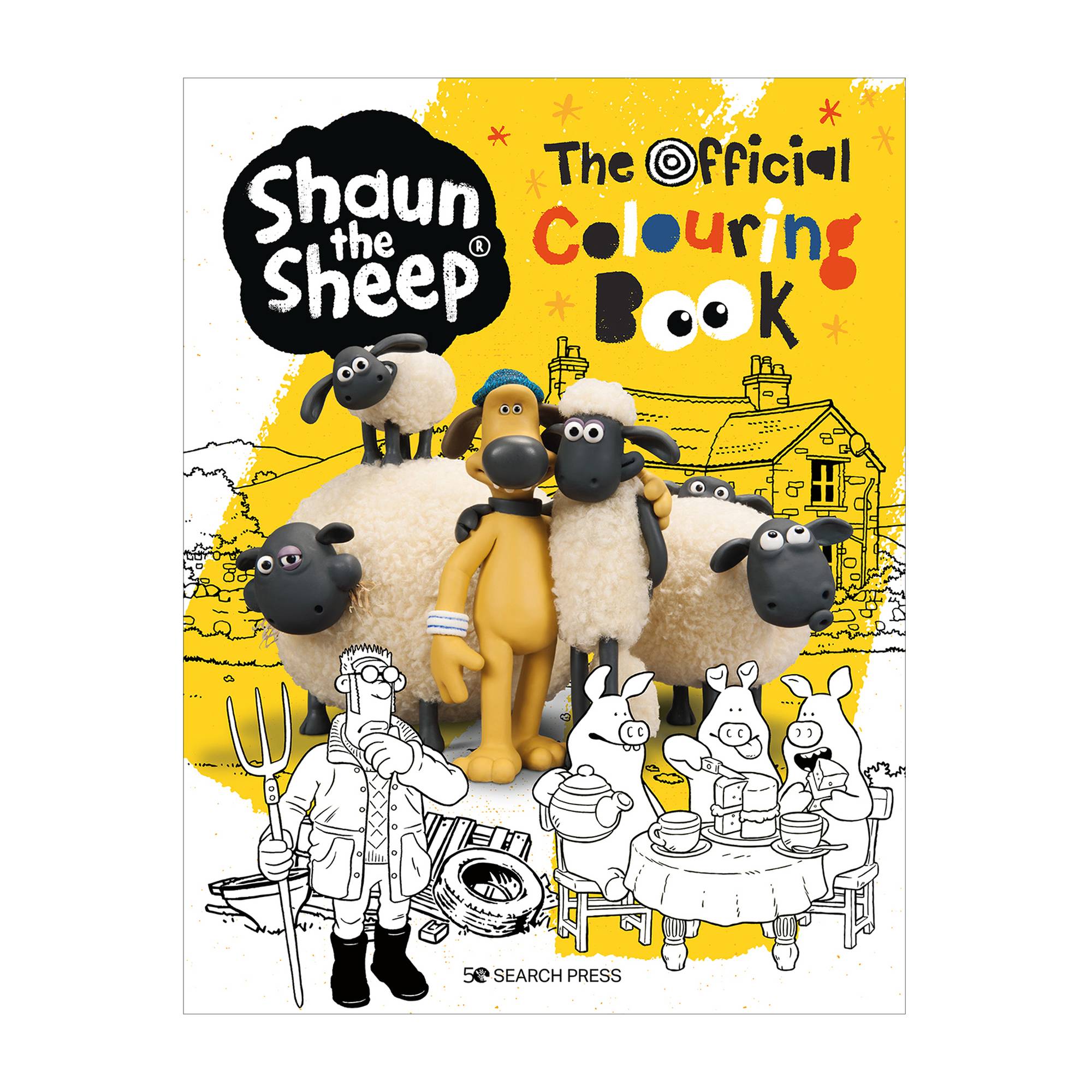 Shaun the Sheep Official Colouring Book | Hobbycraft