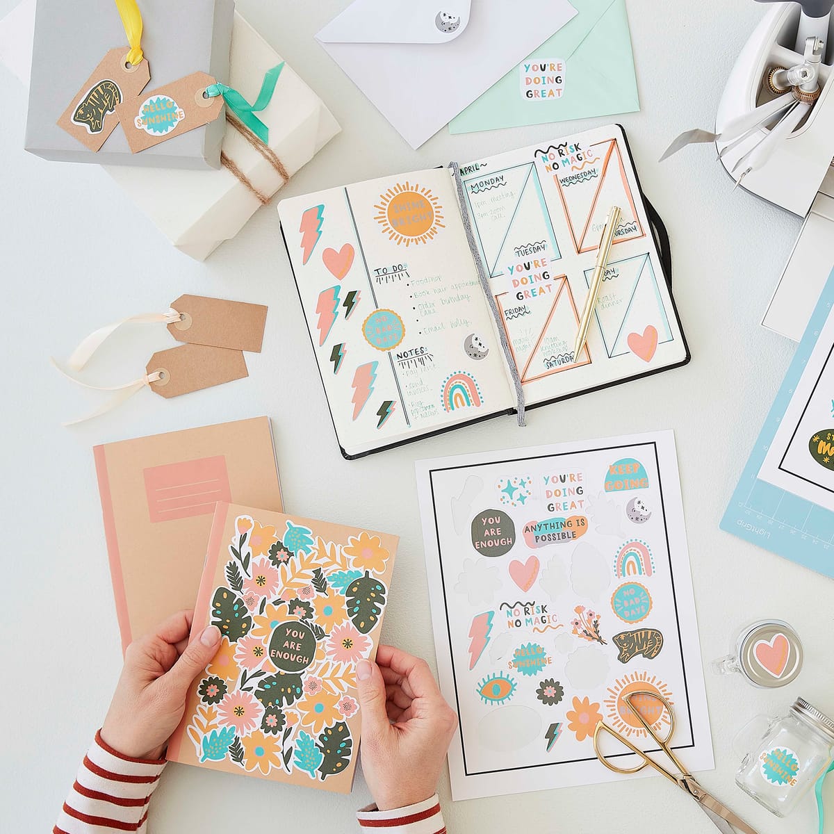 6 Creative Sticker Ideas to Make with Cricut | Hobbycraft